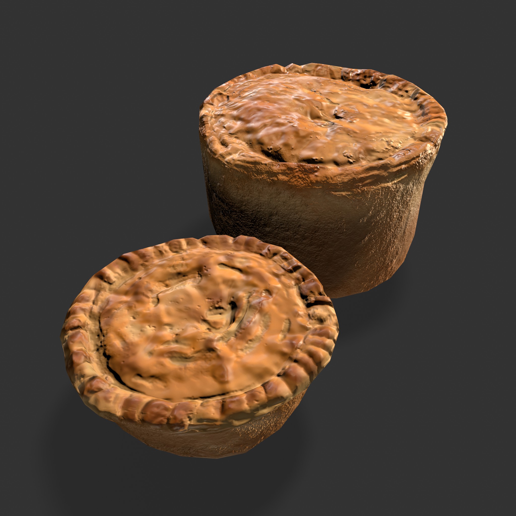 Medieval Meat Pies - 3D Model by Get Dead Entertainment