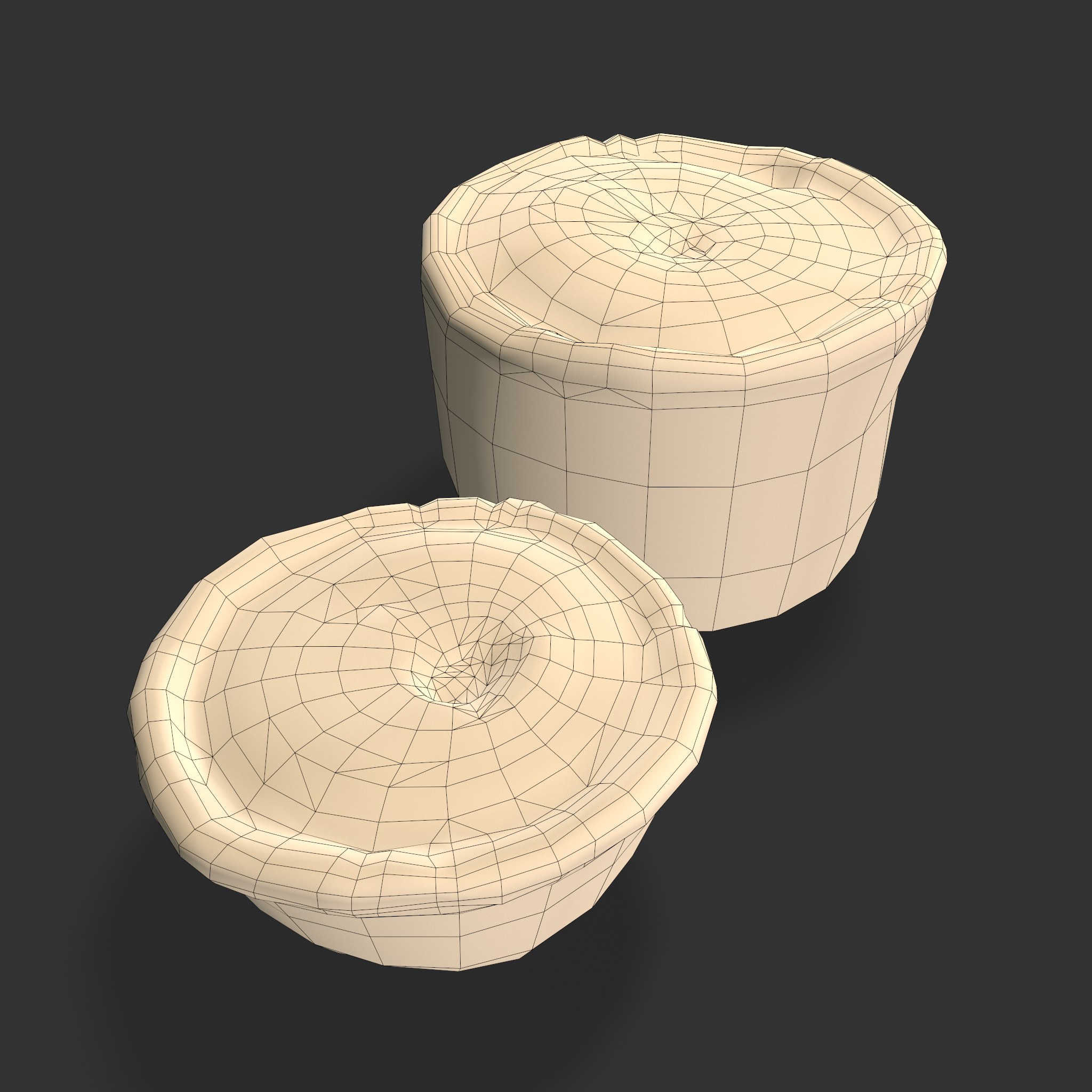 Medieval Meat Pies - 3D Model by Get Dead Entertainment