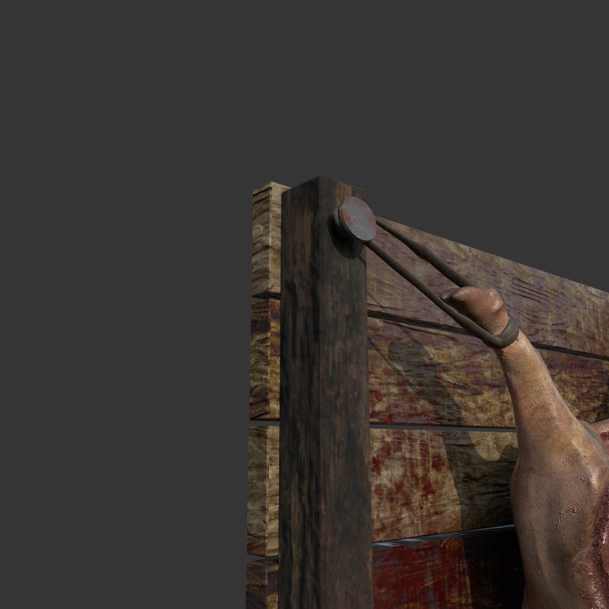 Medieval Meat Stall - 3D Model by Get Dead Entertainment