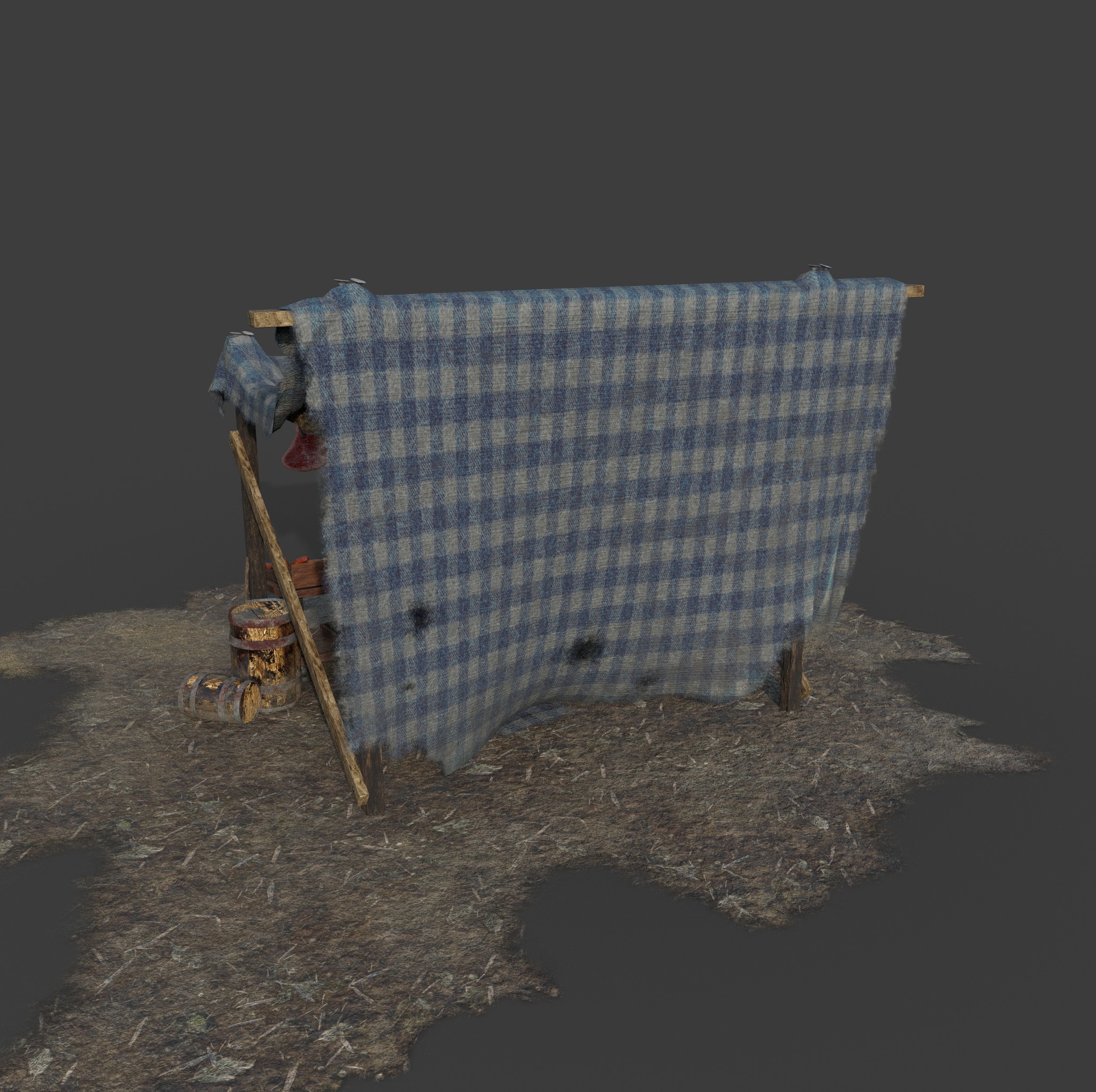 Medieval Meat Tent - 3D Model by Get Dead Entertainment