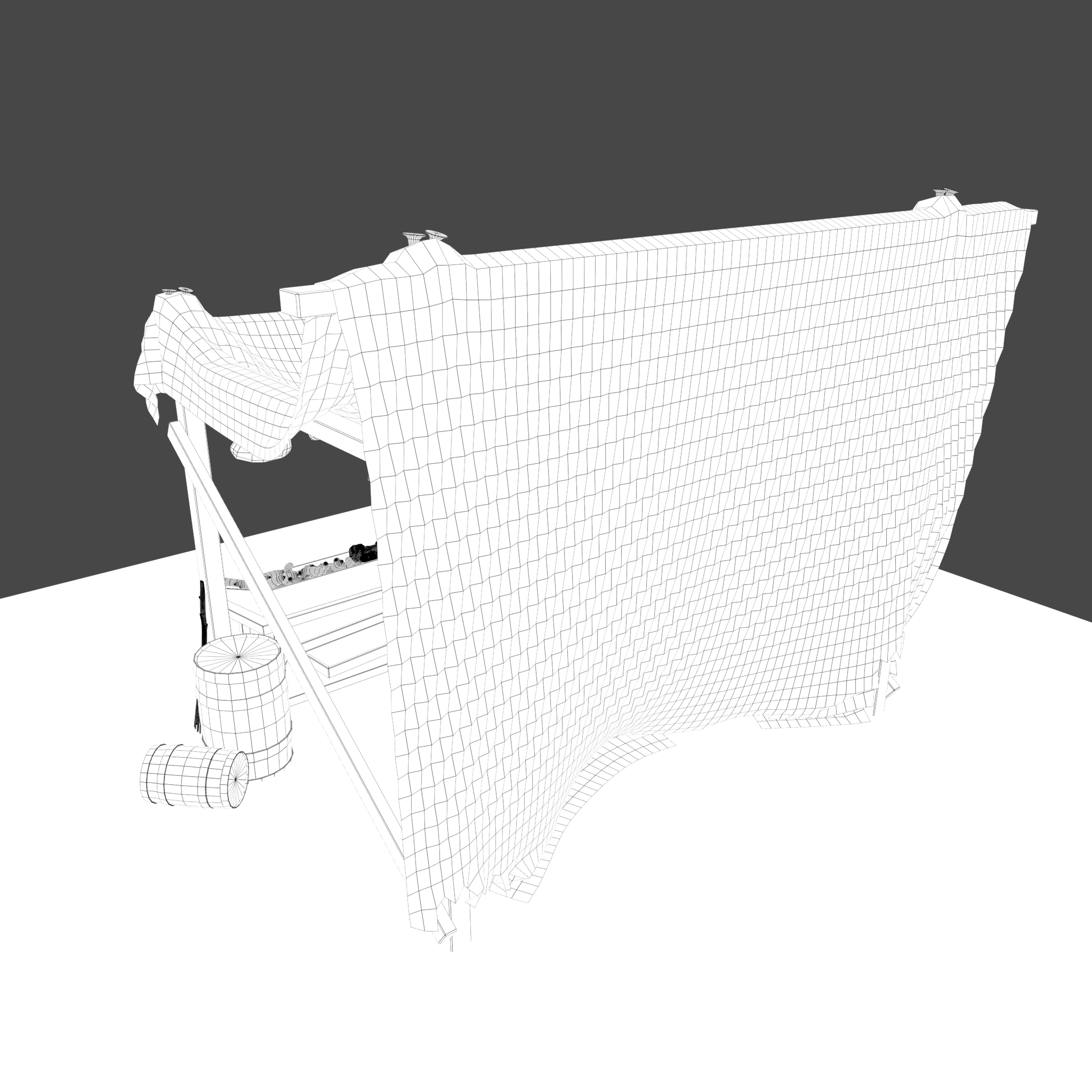 Medieval Meat Tent - 3D Model by Get Dead Entertainment