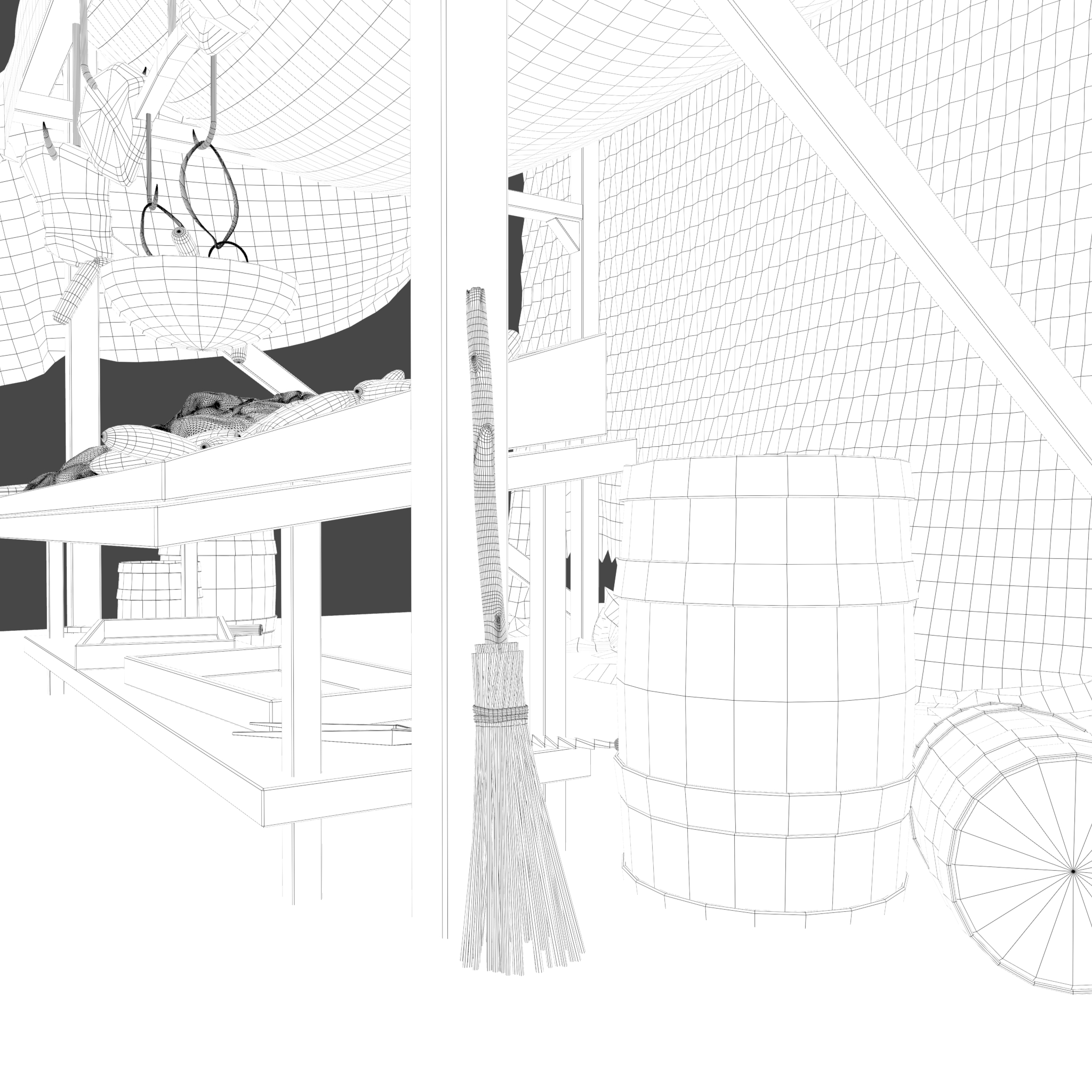 Medieval Meat Tent - 3D Model by Get Dead Entertainment