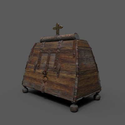 Medieval Medicine Box - 3D Model by Get Dead Entertainment