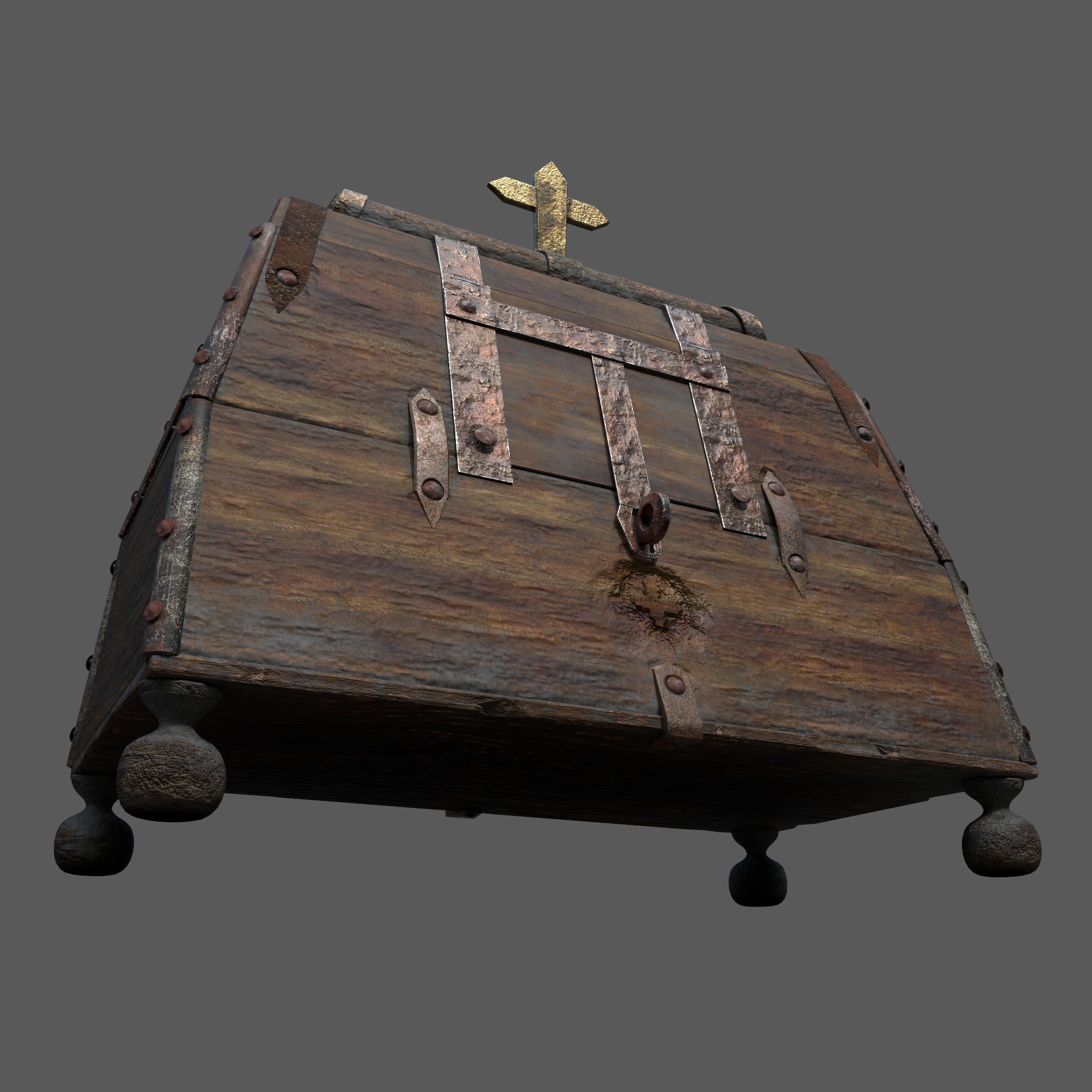 Medieval Medicine Box - 3D Model by Get Dead Entertainment