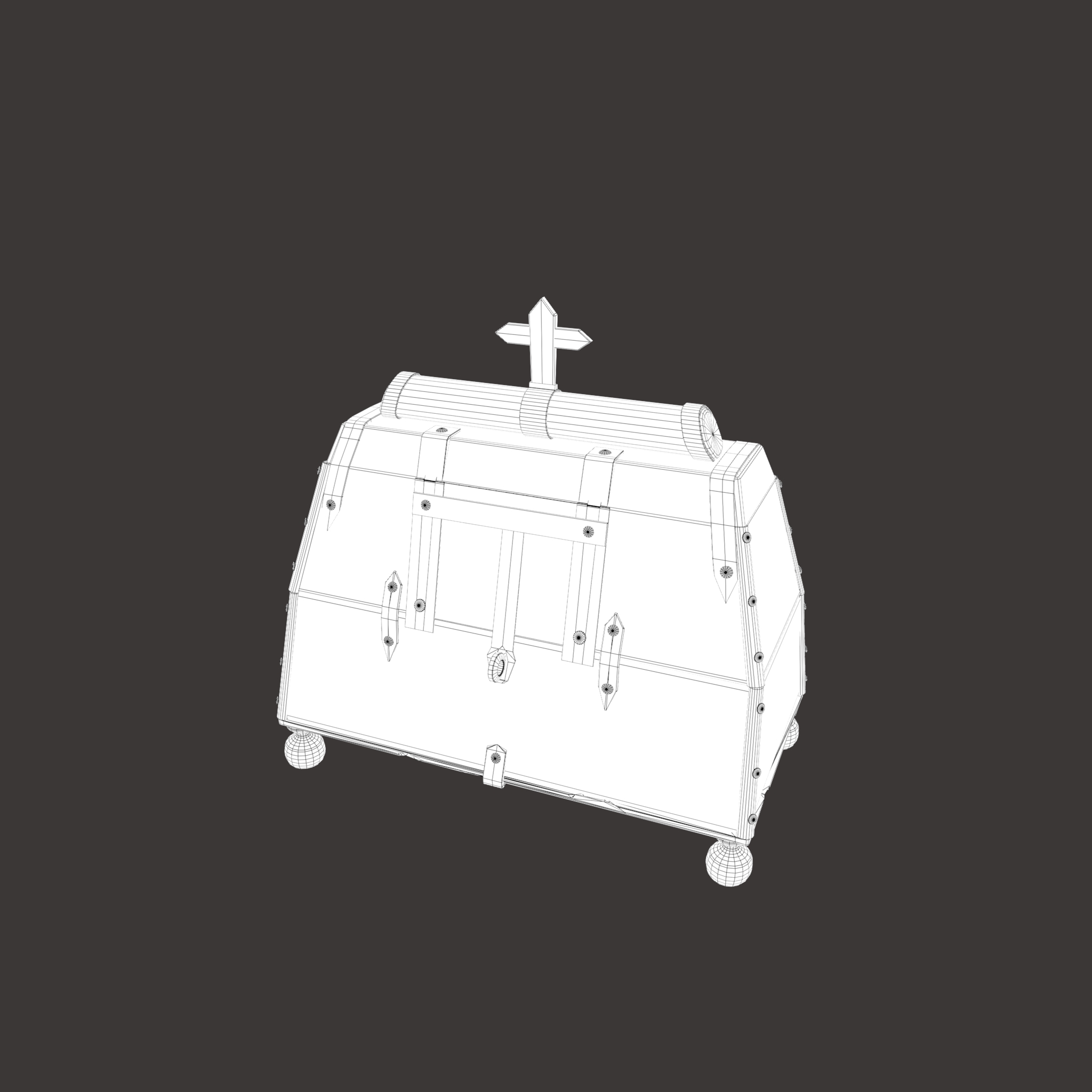 Medieval Medicine Box - 3D Model by Get Dead Entertainment