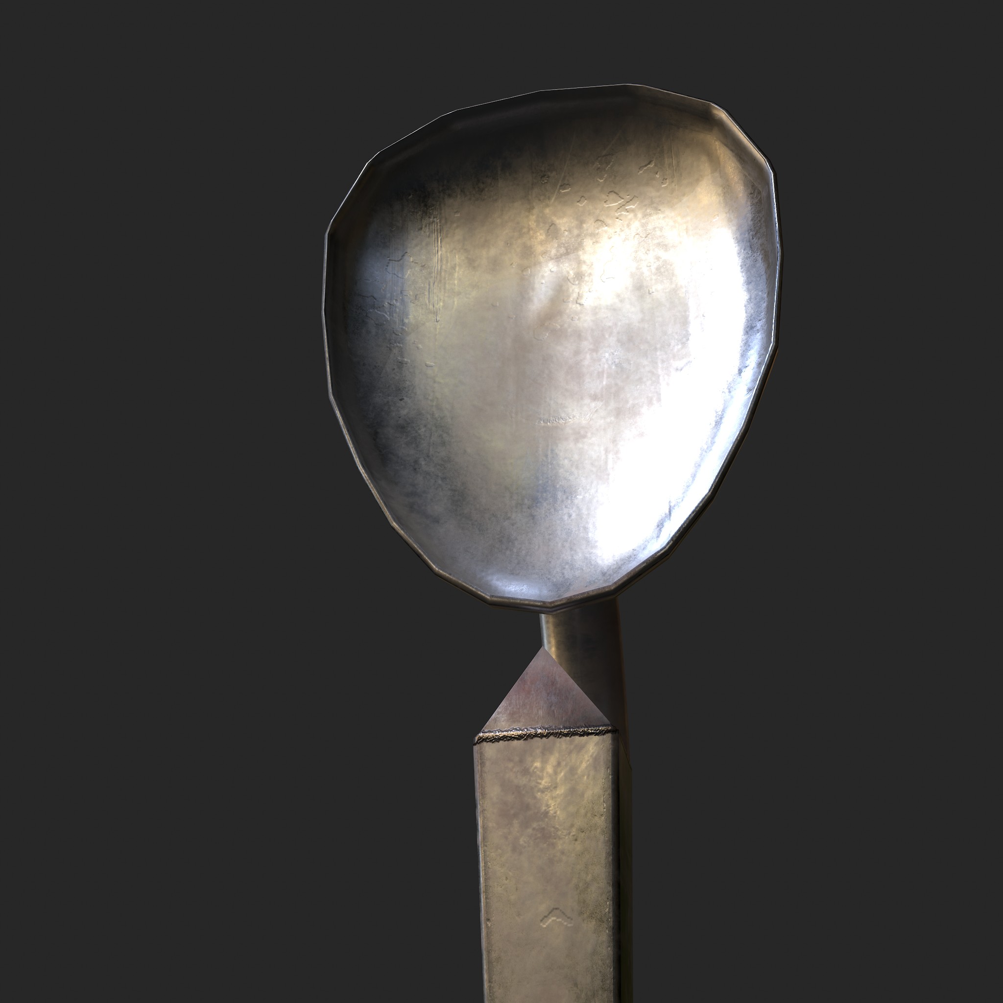 Medieval Metal Spoon - 3D Model by Get Dead Entertainment