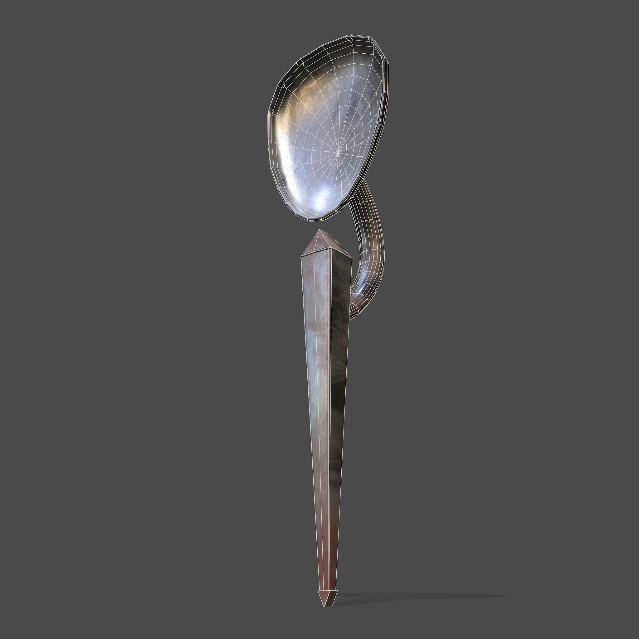 Medieval Metal Spoon - 3D Model by Get Dead Entertainment