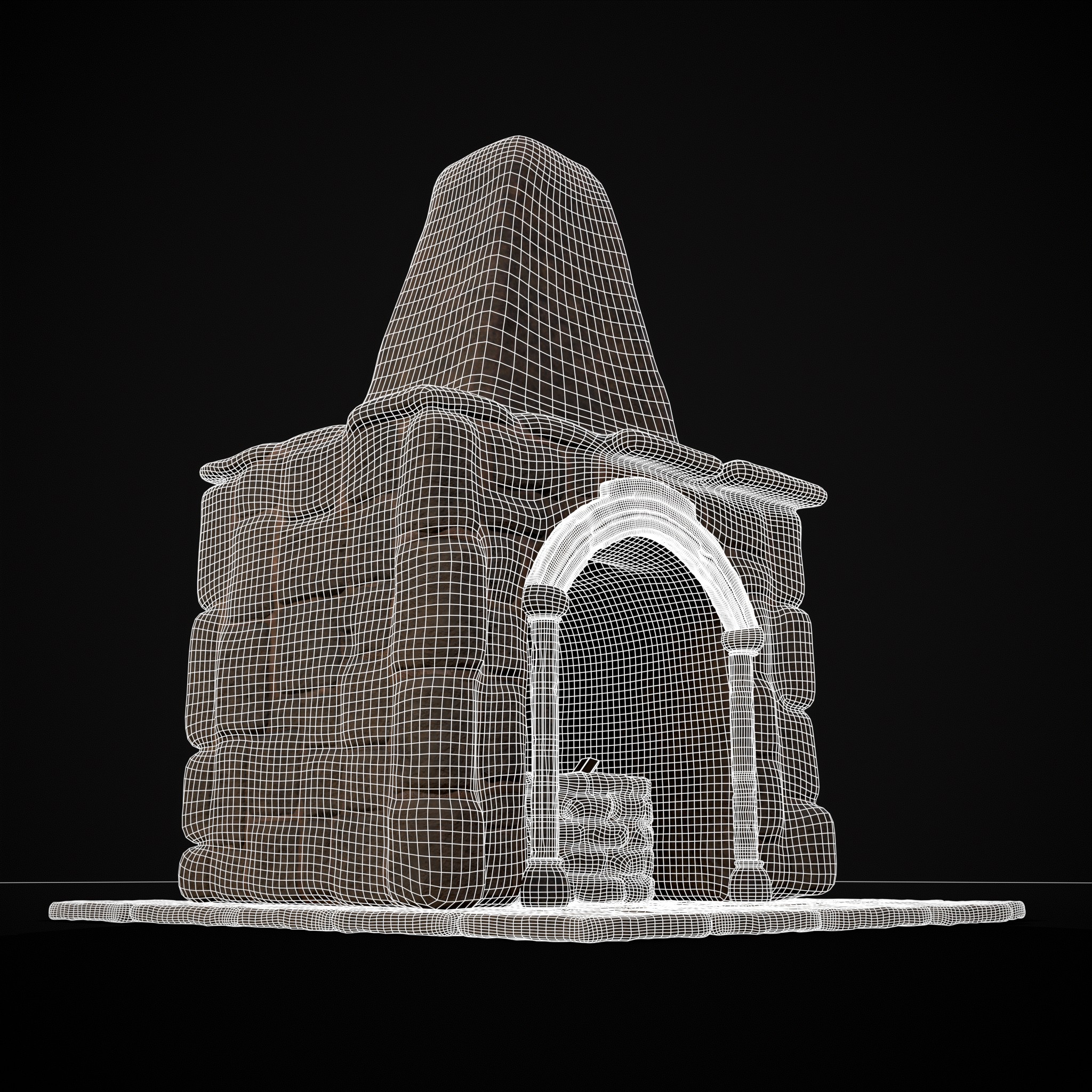 Medieval Mud Stone Fireplace - 3D Model by Get Dead Entertainment