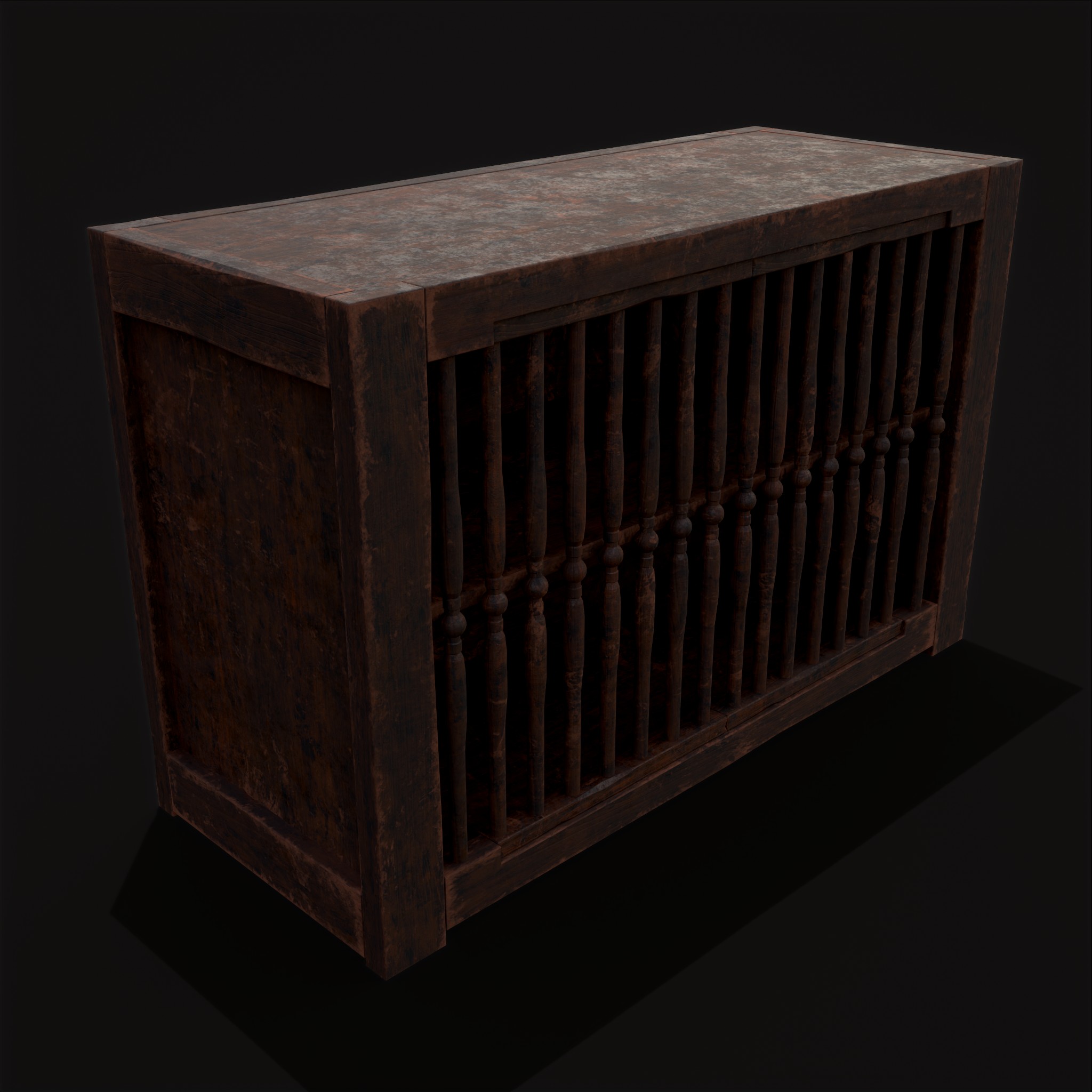 Medieval Oak Drawer - 3D Model by Get Dead Entertainment