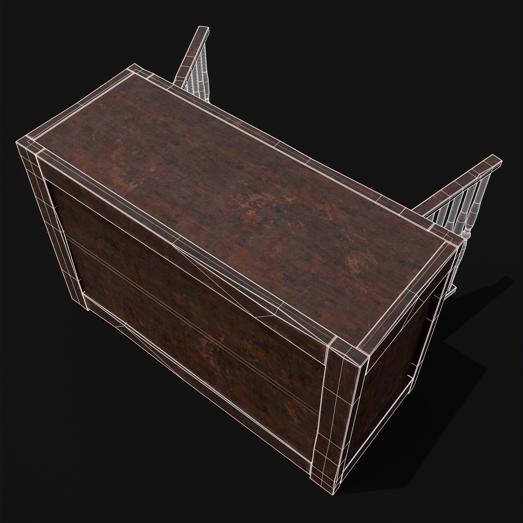 Medieval Oak Drawer - 3D Model by Get Dead Entertainment