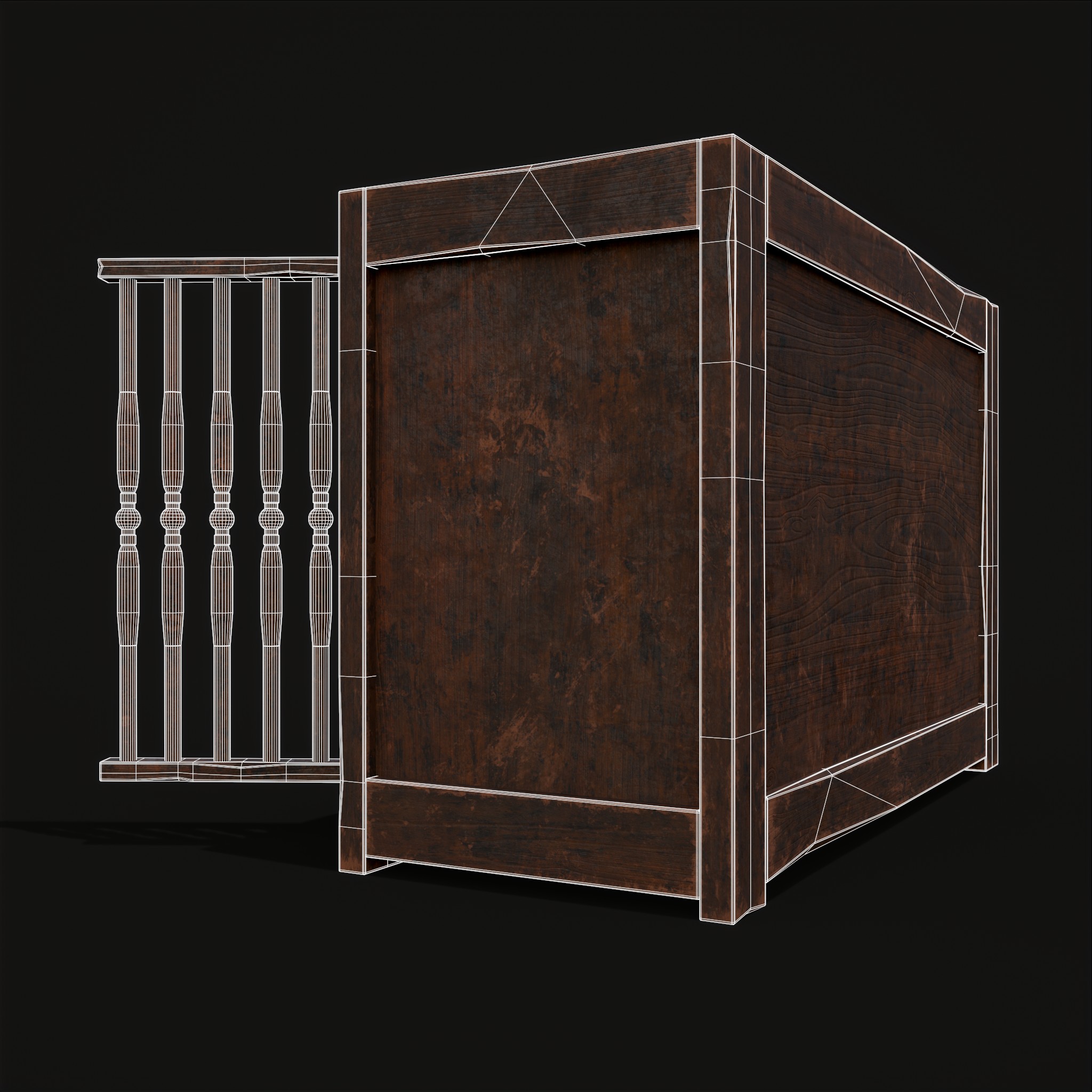 Medieval Oak Drawer - 3D Model by Get Dead Entertainment