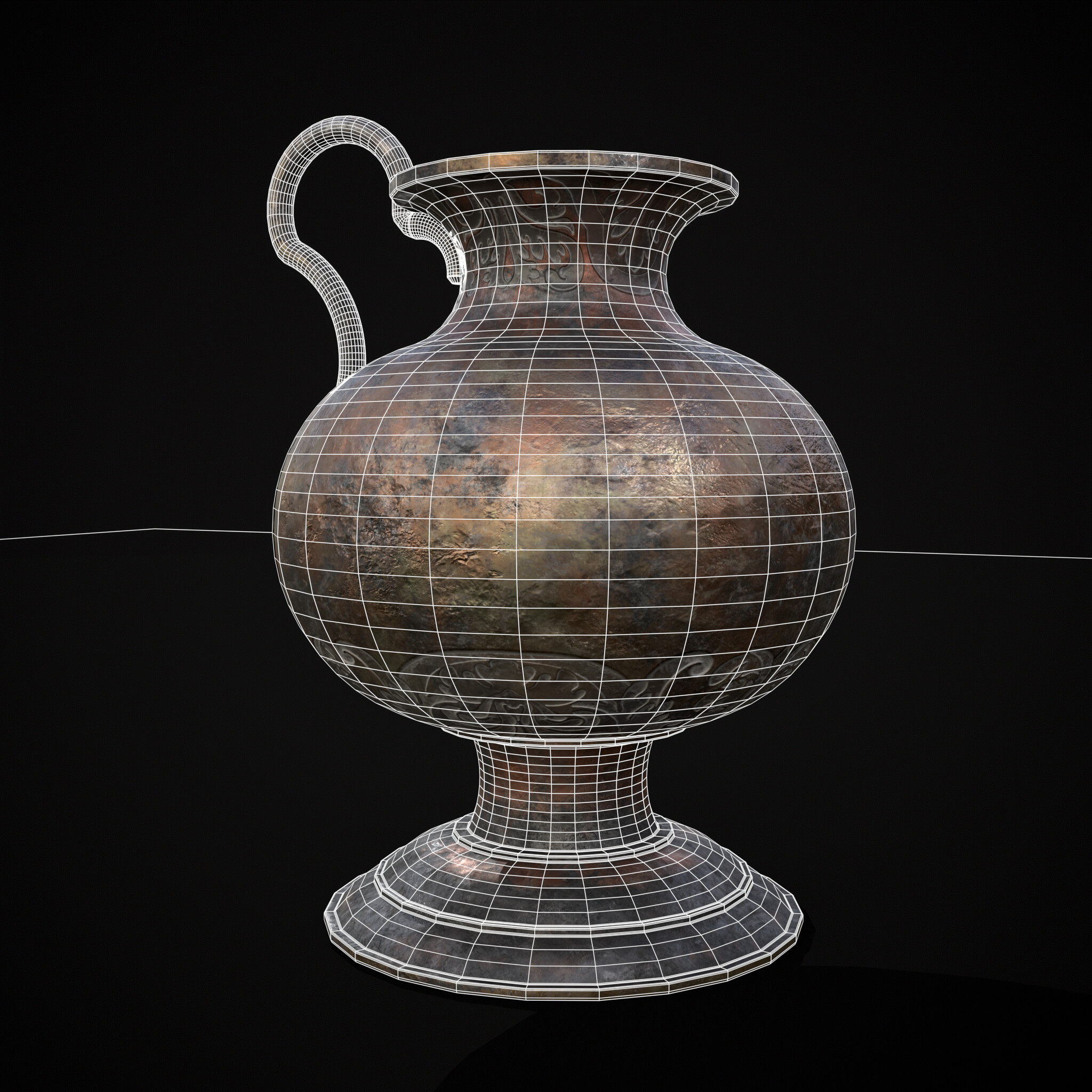 Medieval Pewter Pitcher - 3D Model by Get Dead Entertainment