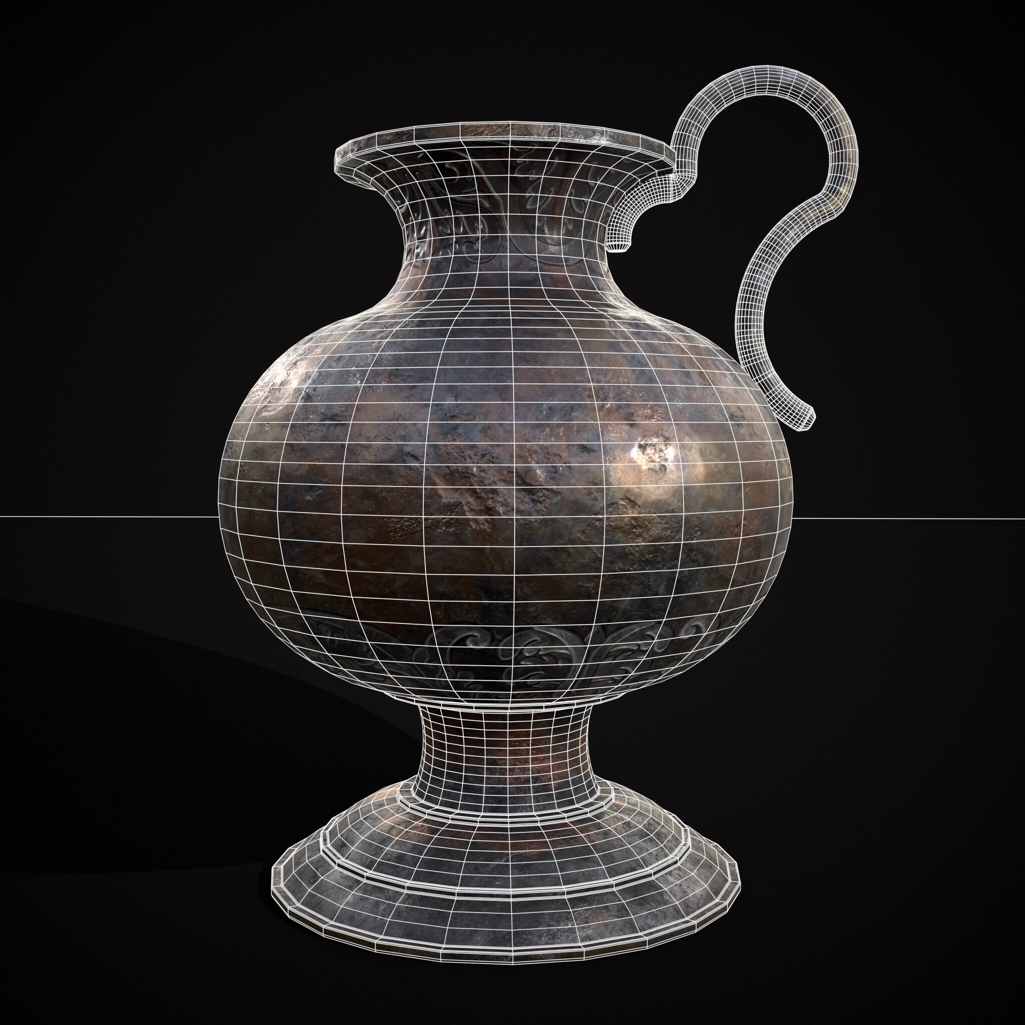 Medieval Pewter Pitcher - 3D Model by Get Dead Entertainment