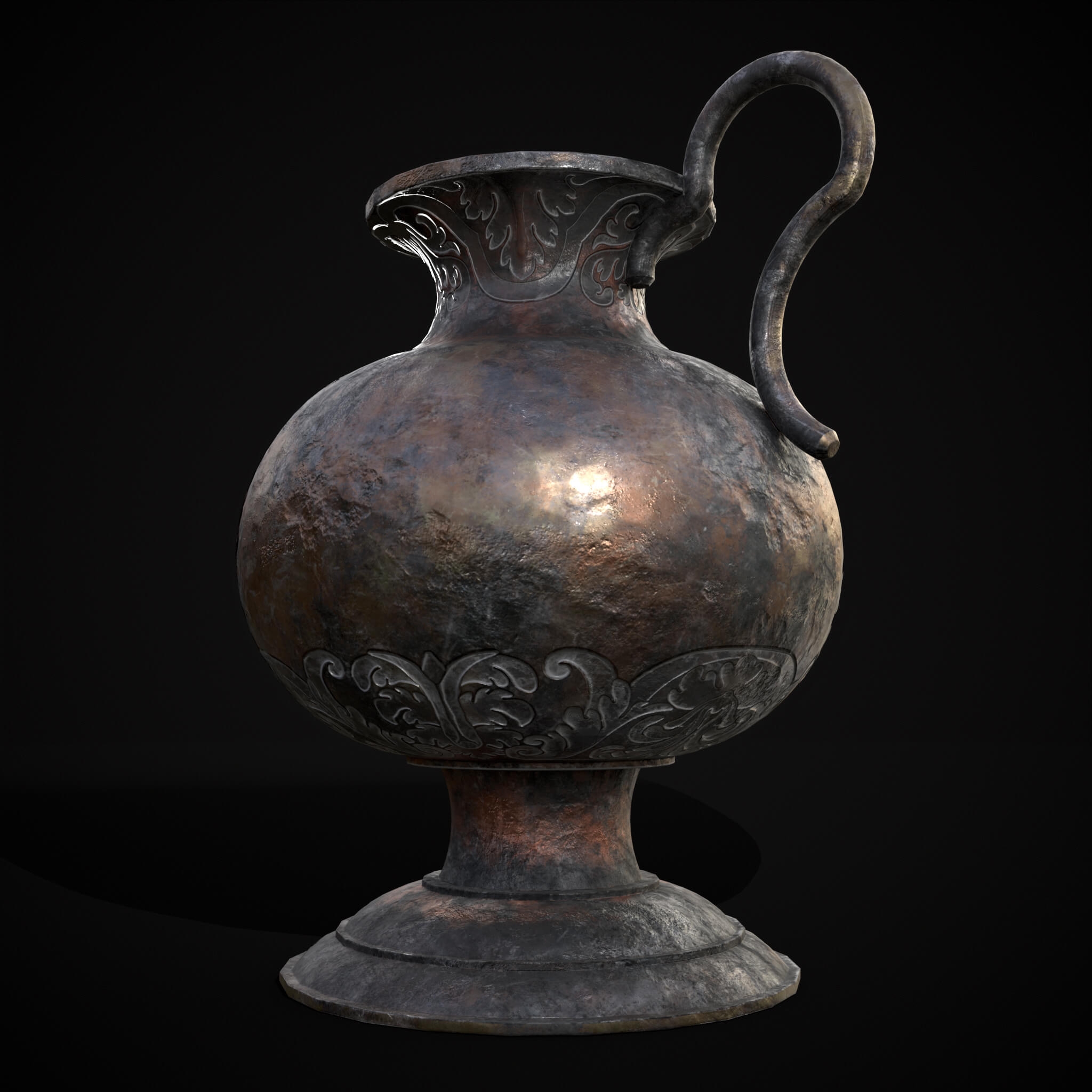 Medieval Pewter Pitcher - 3D Model by Get Dead Entertainment