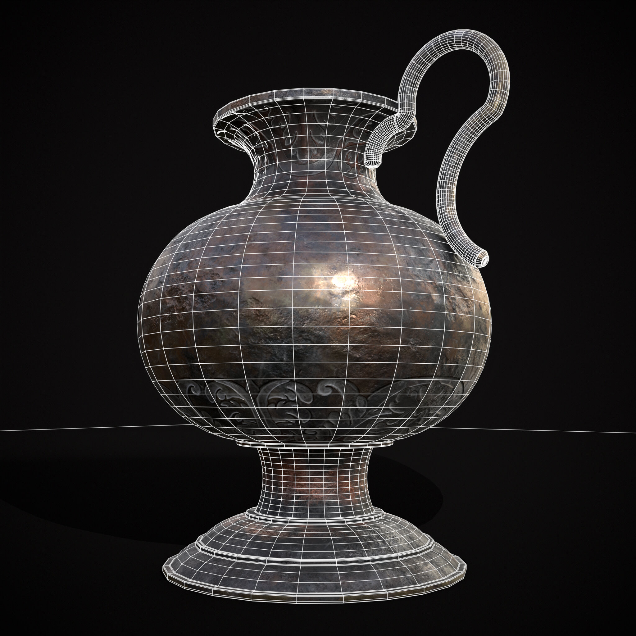 Medieval Pewter Pitcher - 3D Model by Get Dead Entertainment
