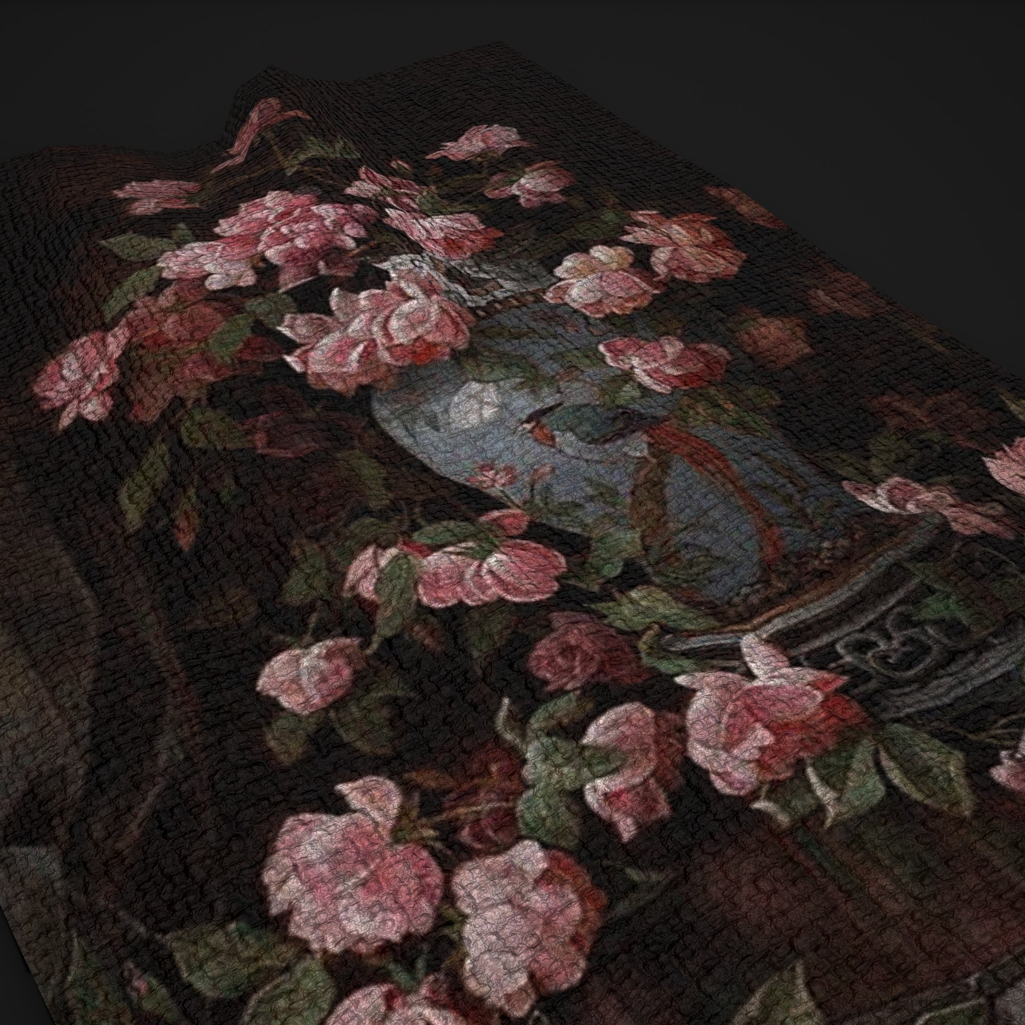 Medieval Pink Flower Tapestry - 3D Model by Get Dead Entertainment