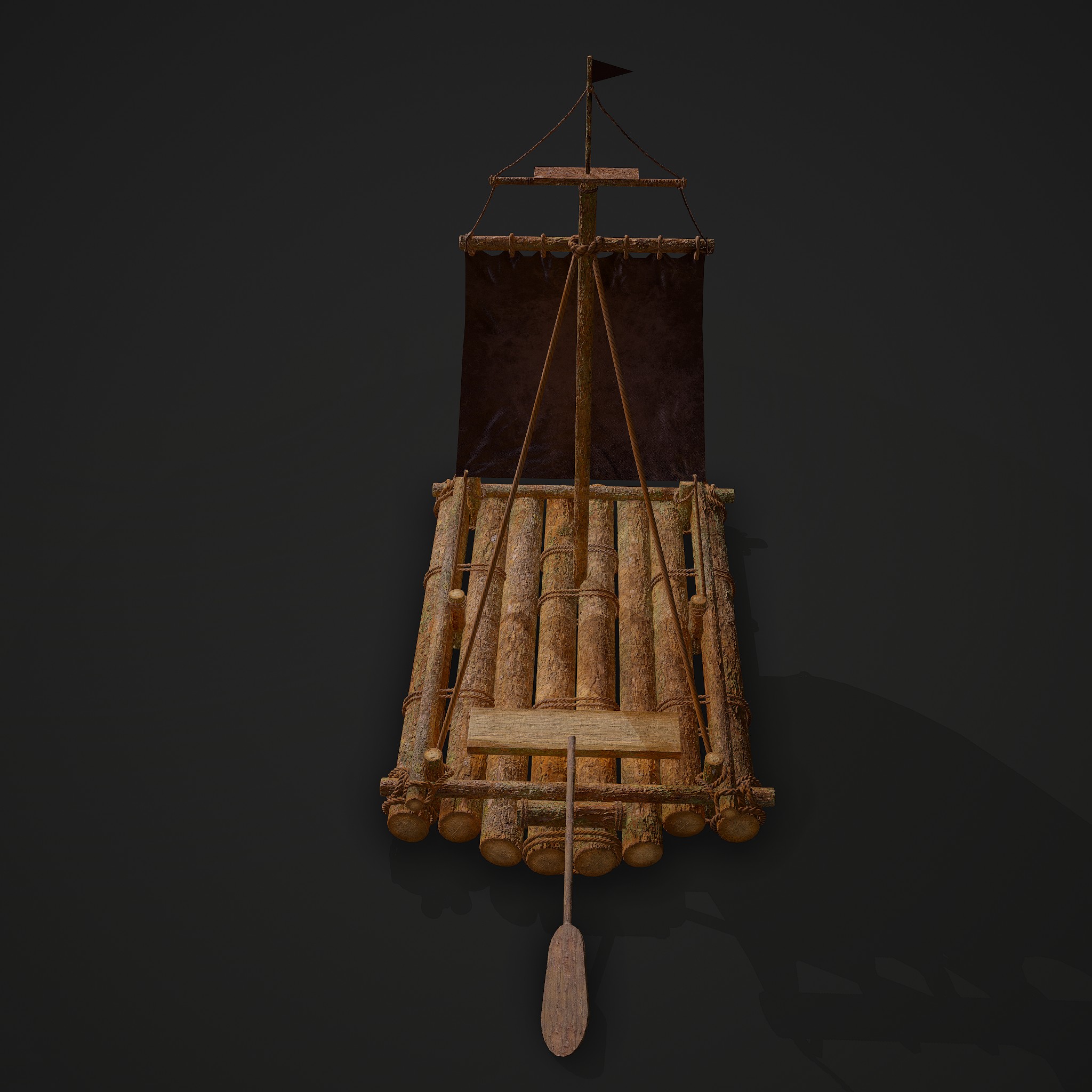 Medieval Raft - 3D Model by Get Dead Entertainment