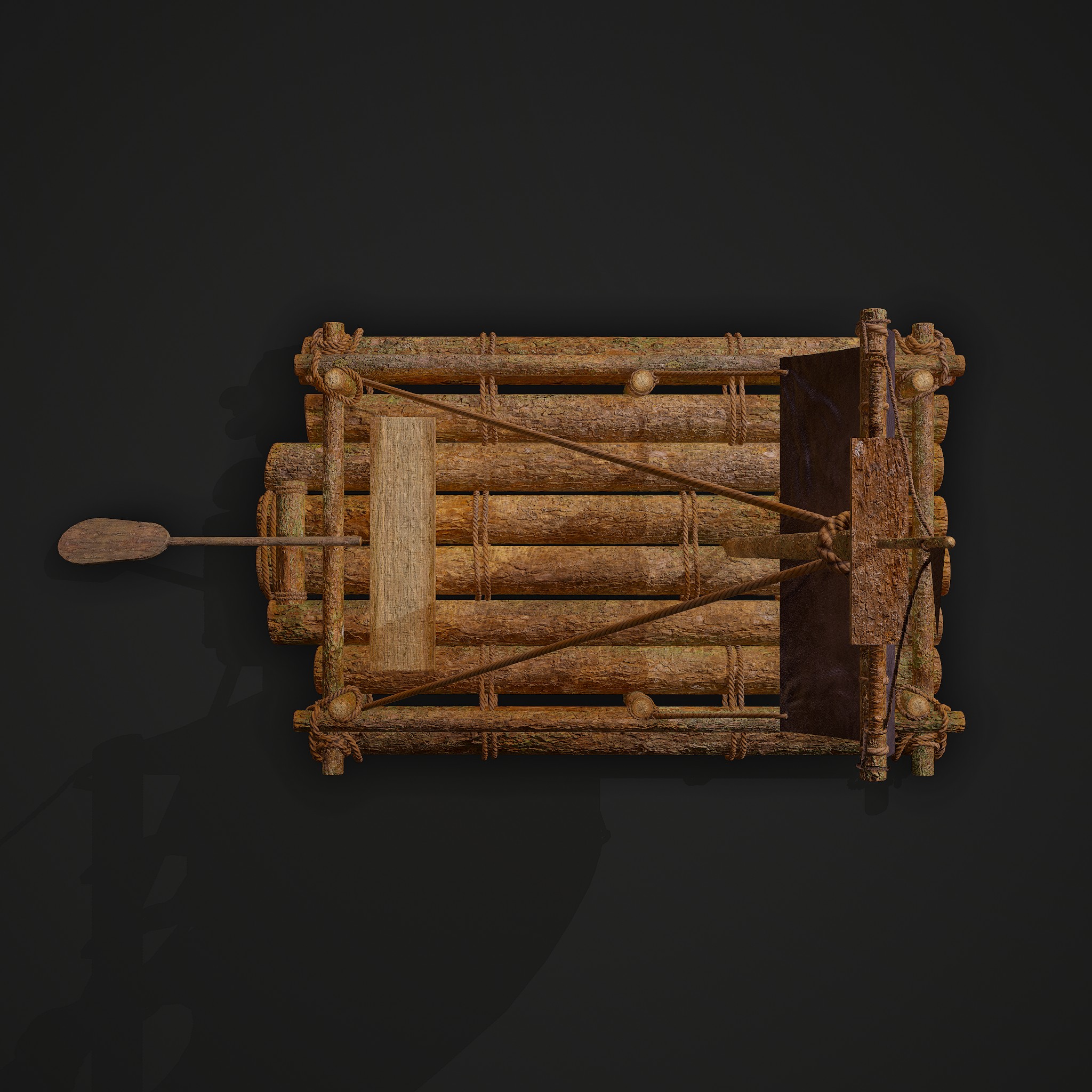 Medieval Raft - 3D Model by Get Dead Entertainment