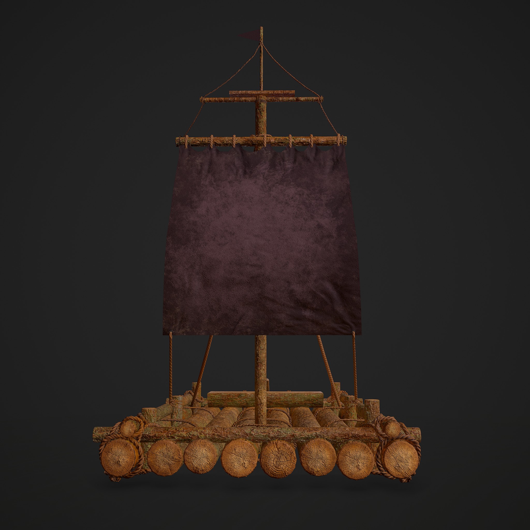 Medieval Raft - 3D Model by Get Dead Entertainment