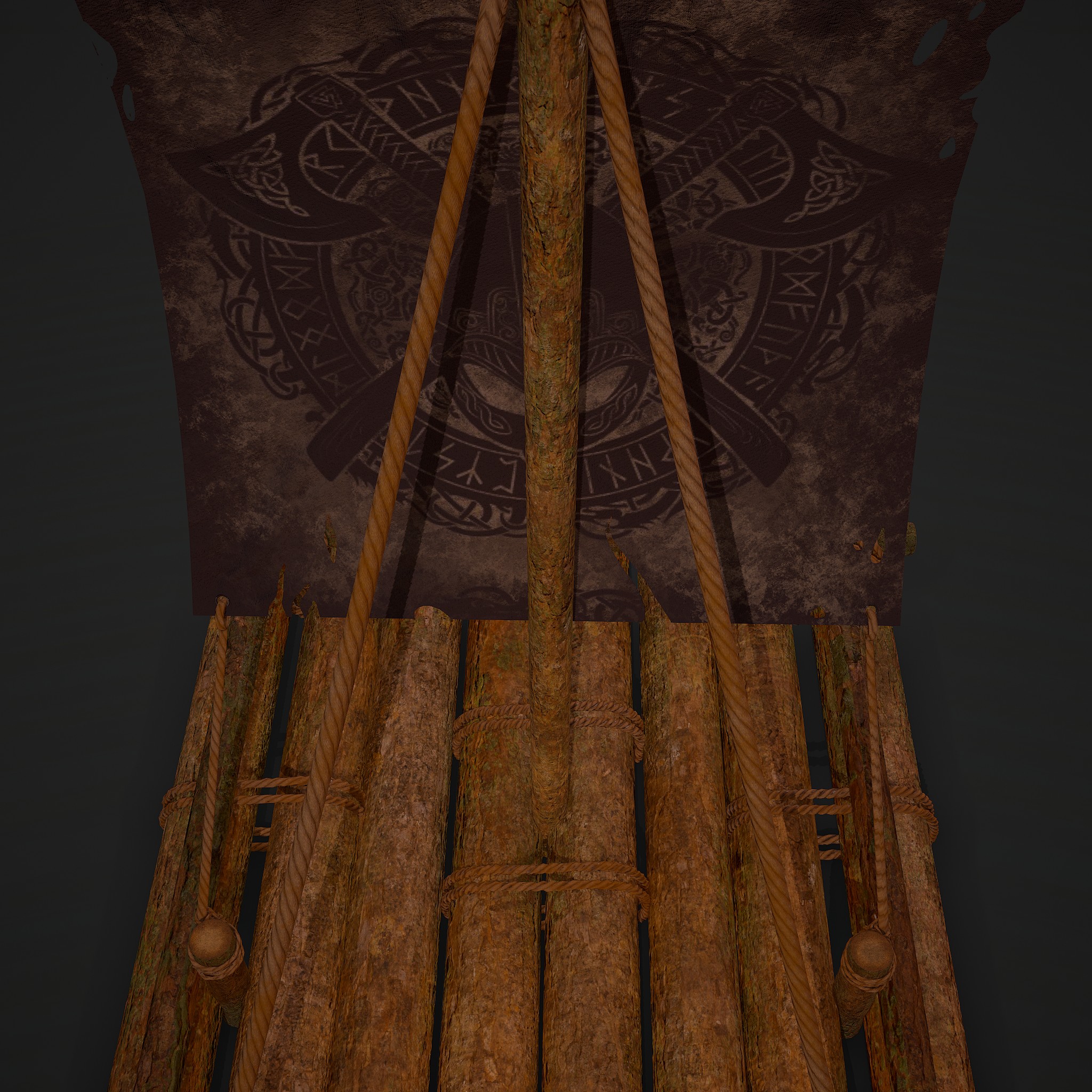 Medieval Raft - 3D Model by Get Dead Entertainment