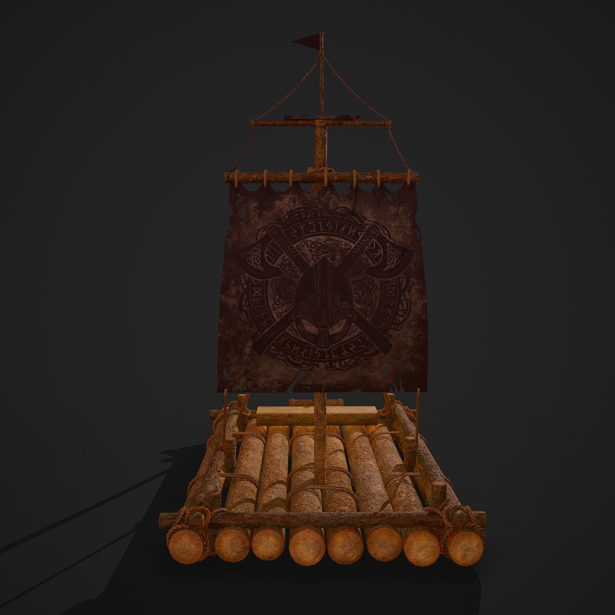 Medieval Raft - 3D Model by Get Dead Entertainment