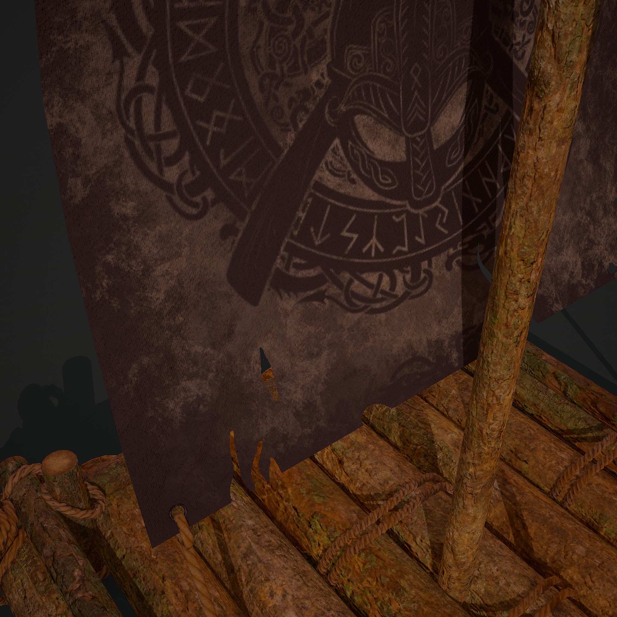 Medieval Raft - 3D Model by Get Dead Entertainment