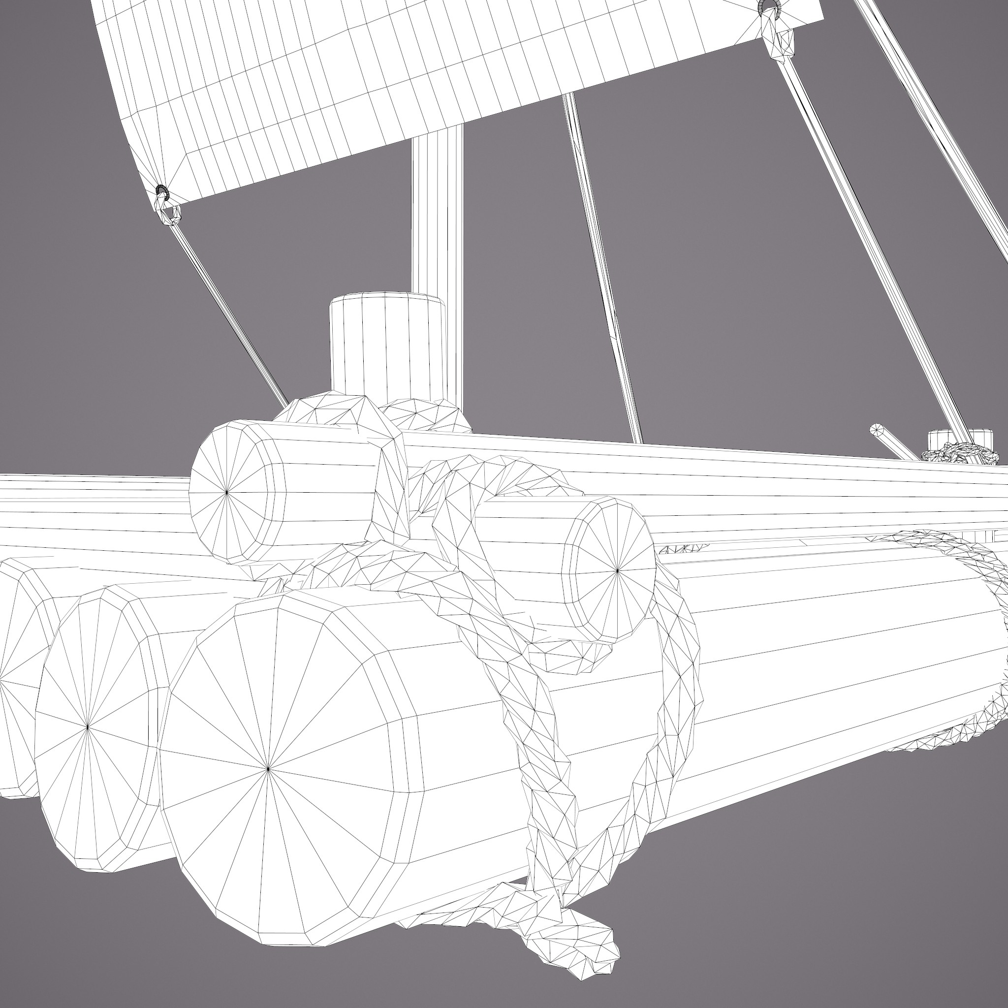 Medieval Raft - 3D Model by Get Dead Entertainment