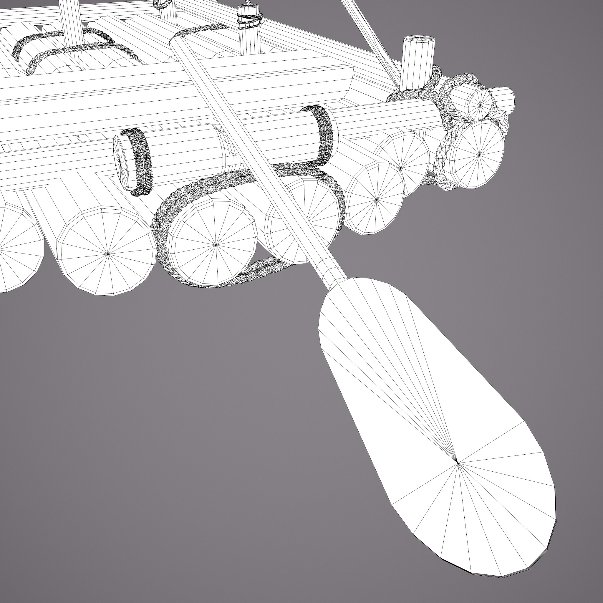 Medieval Raft - 3D Model by Get Dead Entertainment