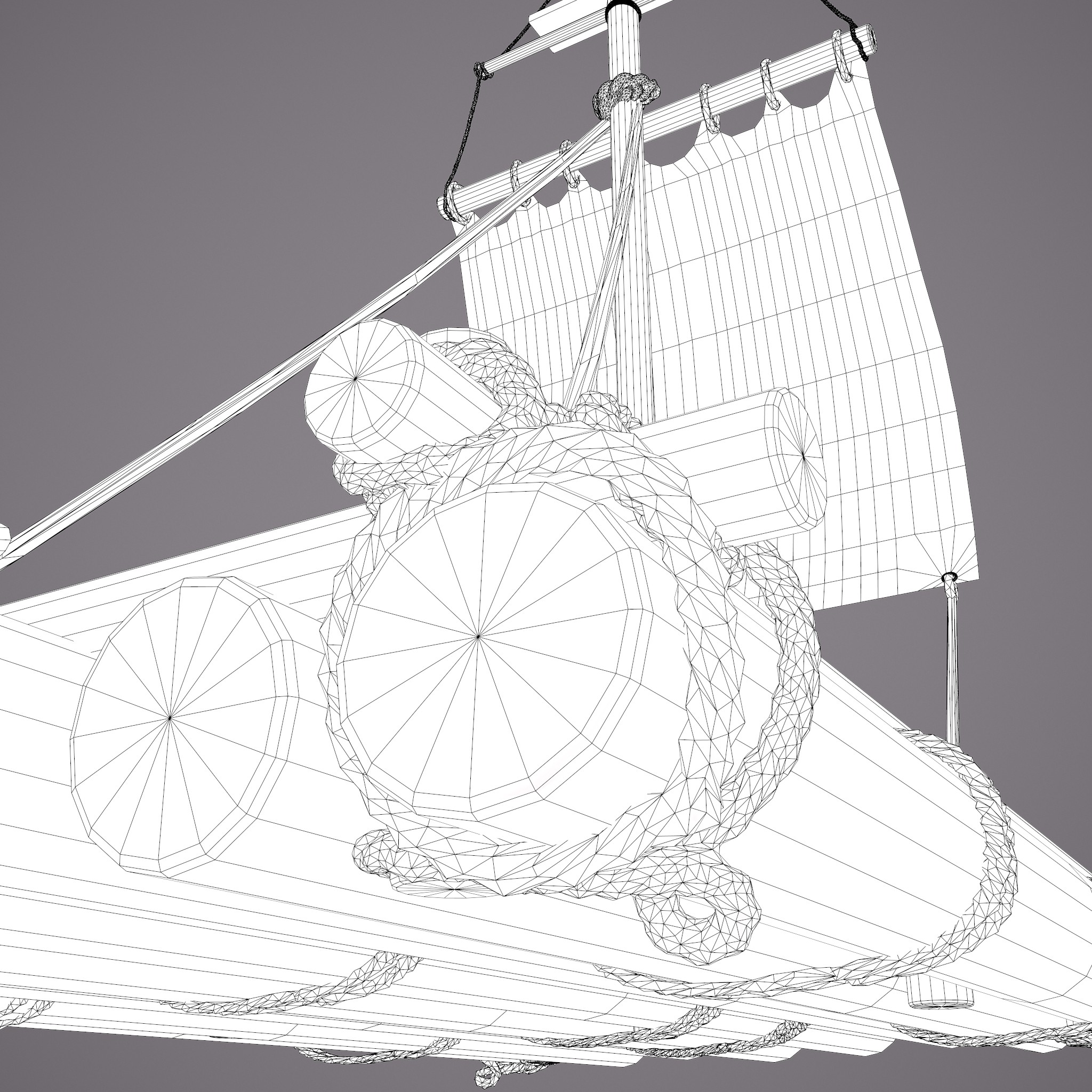 Medieval Raft - 3D Model by Get Dead Entertainment