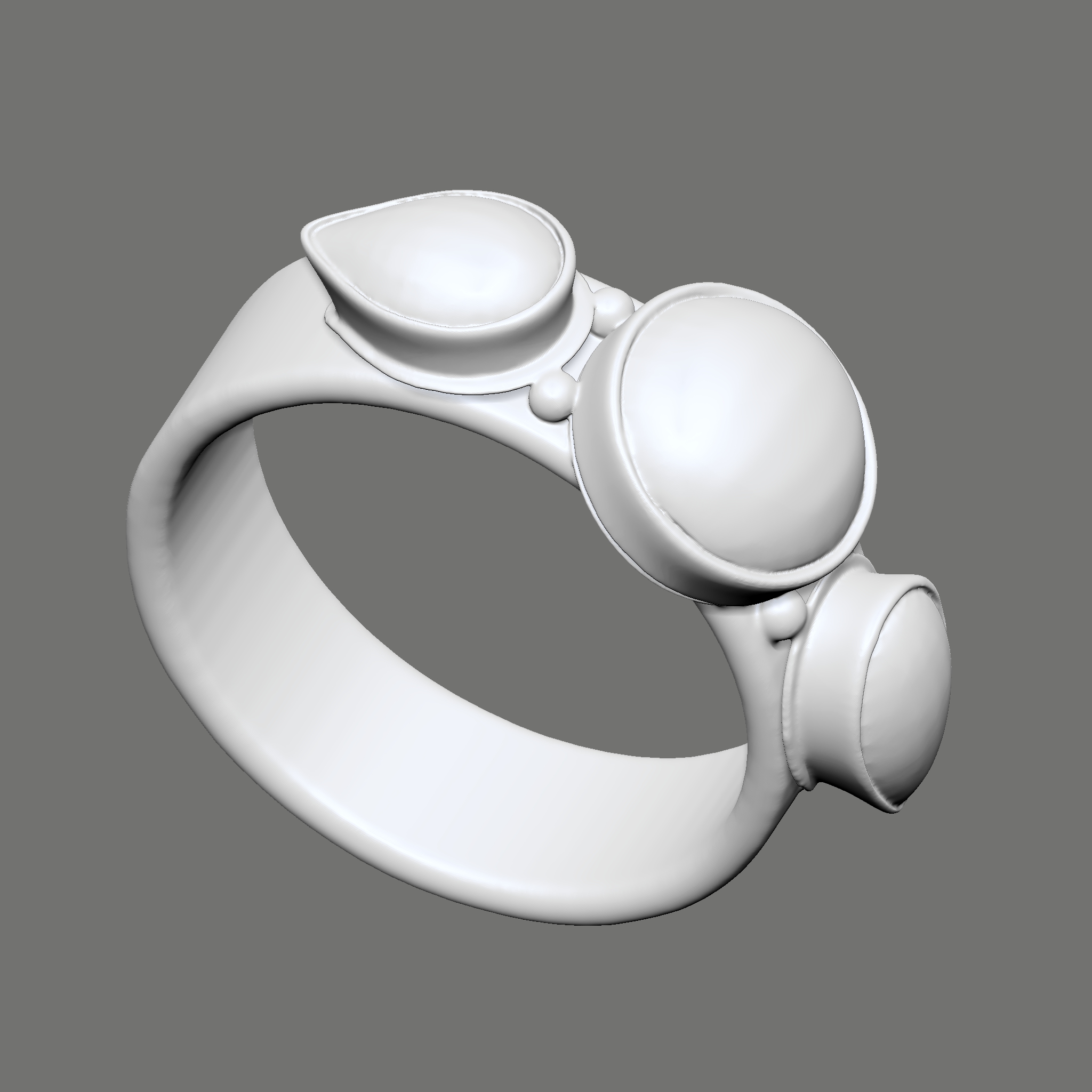 Medieval Ring - 3D Print Model by Get Dead Entertainment