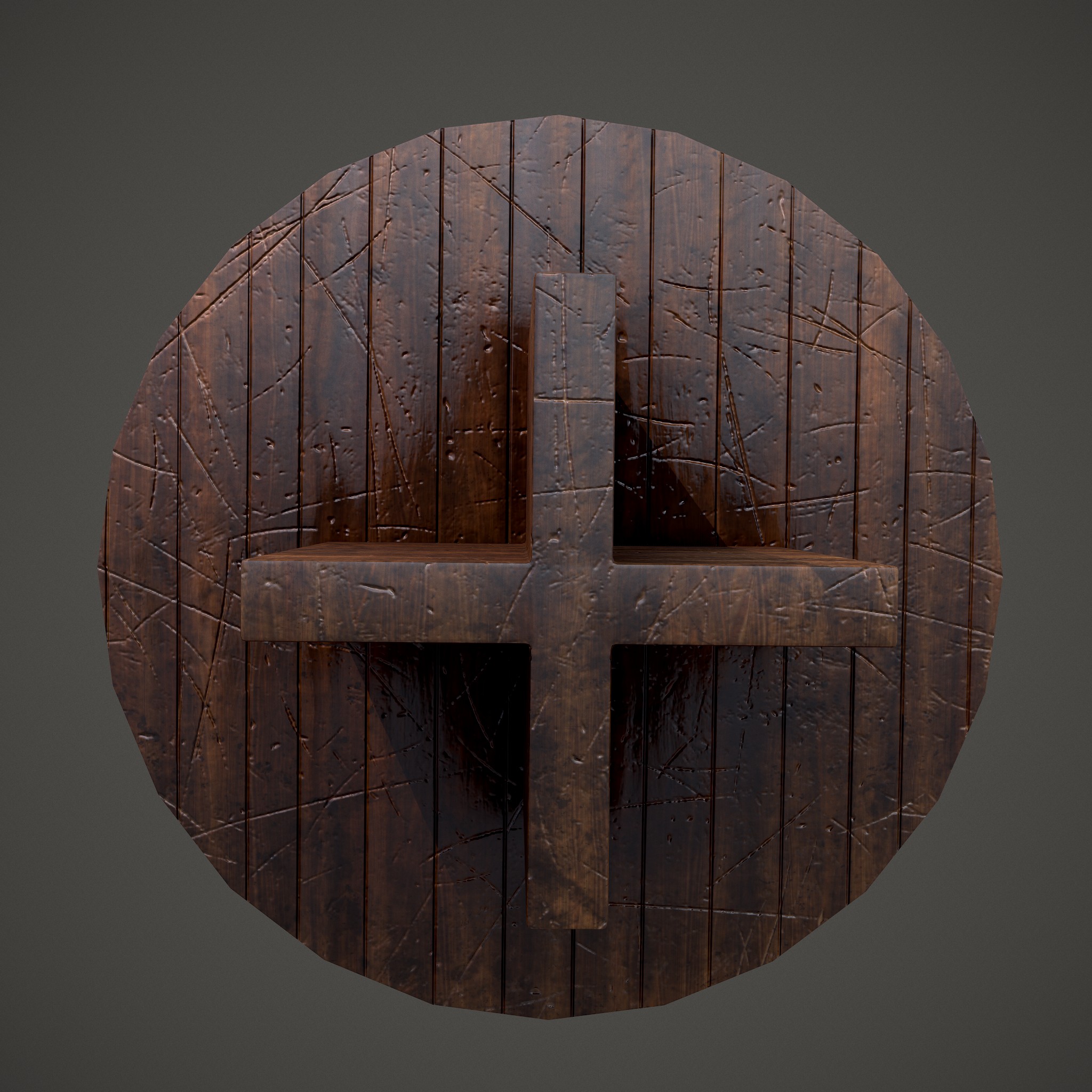 Medieval Round Table Planked - 3D Model by Get Dead Entertainment