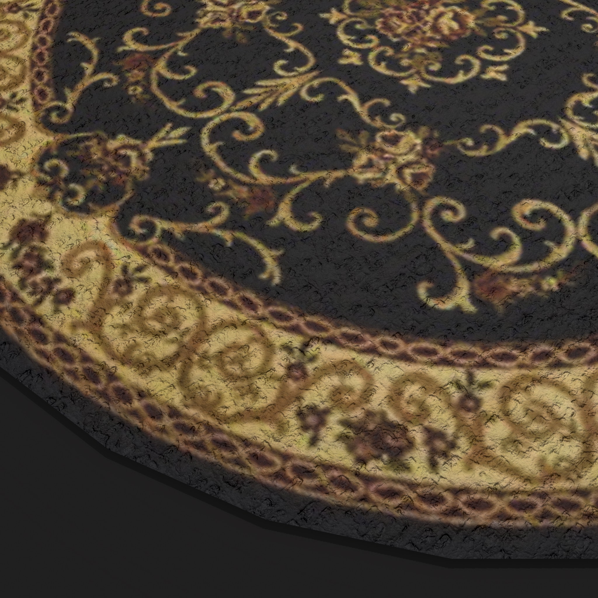 Medieval Round Tapestry Design 1 - 3D Model by Get Dead Entertainment