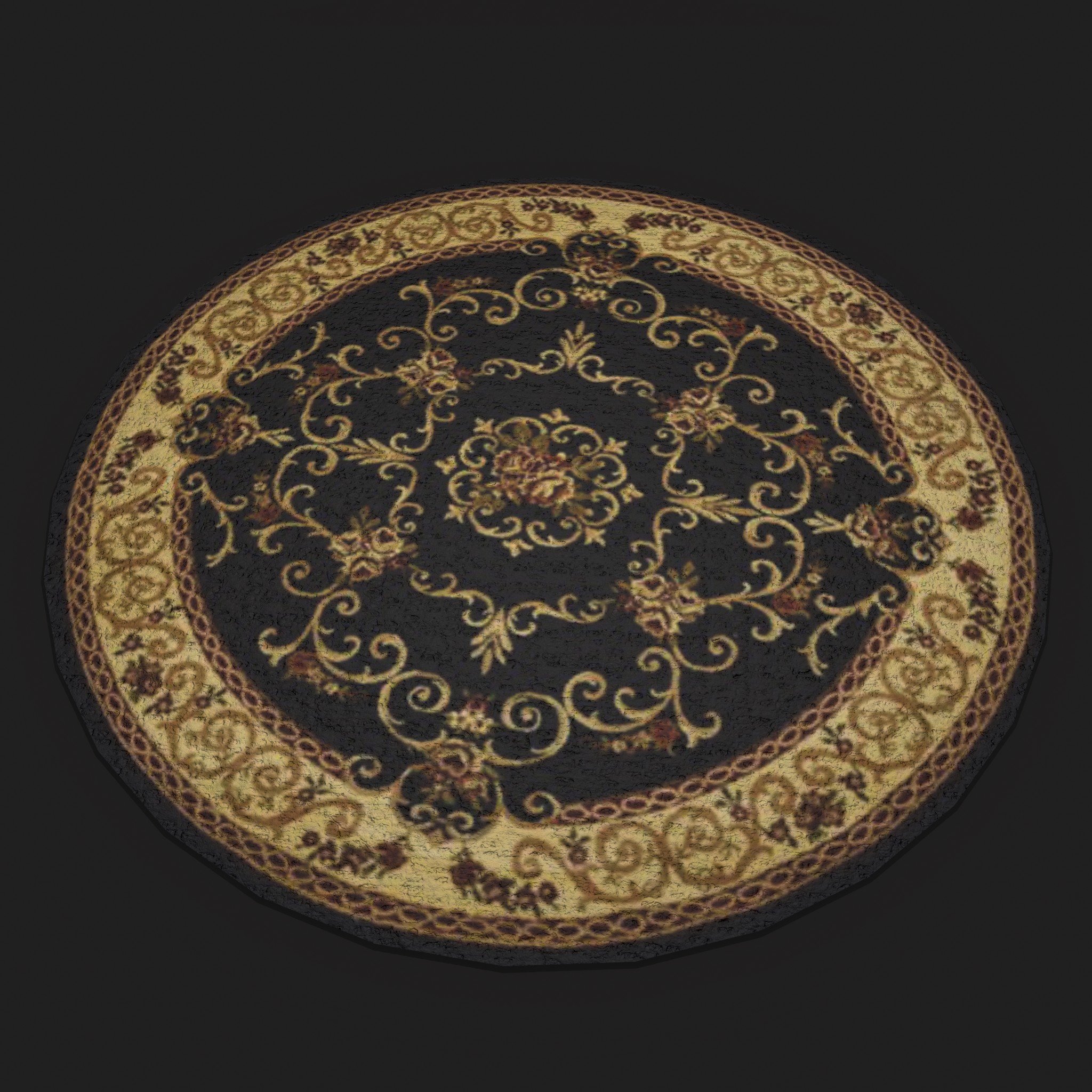 Medieval Round Tapestry Design 1 - 3D Model by Get Dead Entertainment