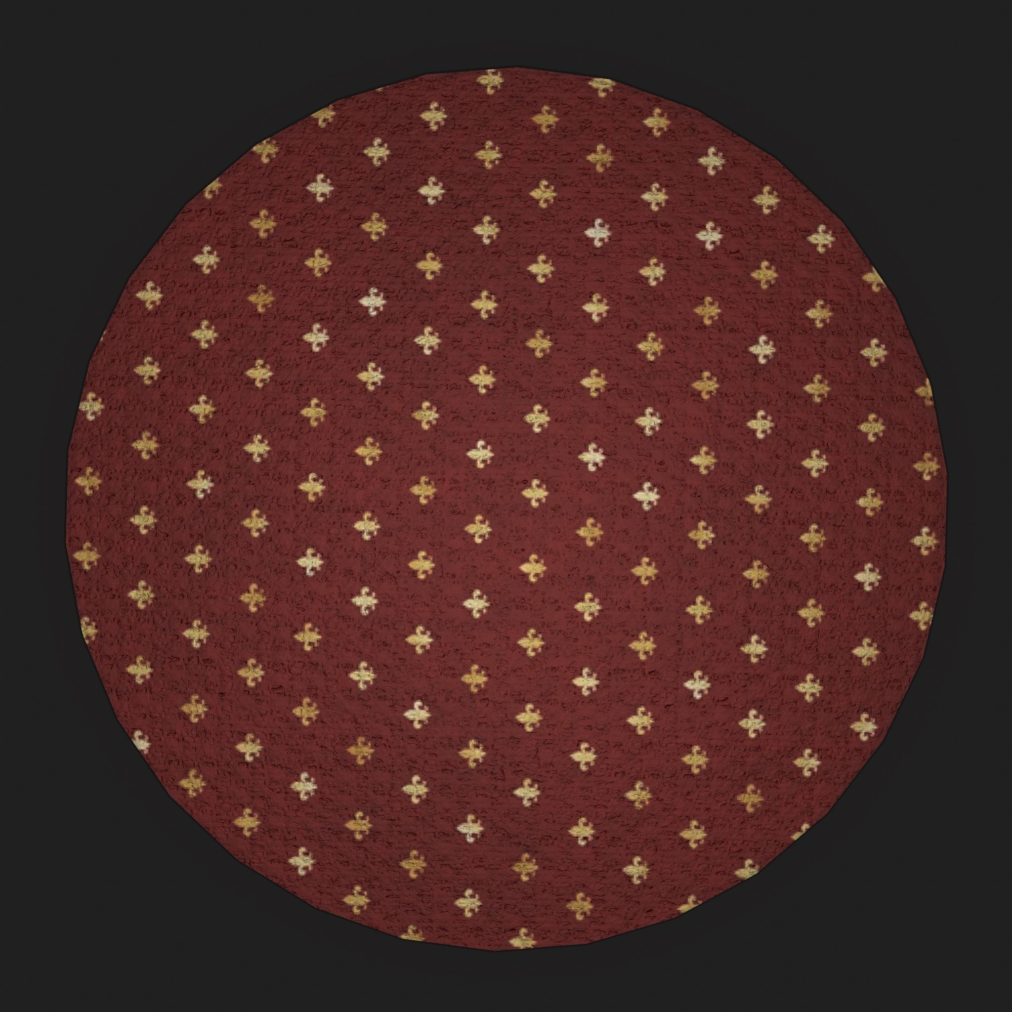 Medieval Round Tapestry Design 2 - 3D Model by Get Dead Entertainment