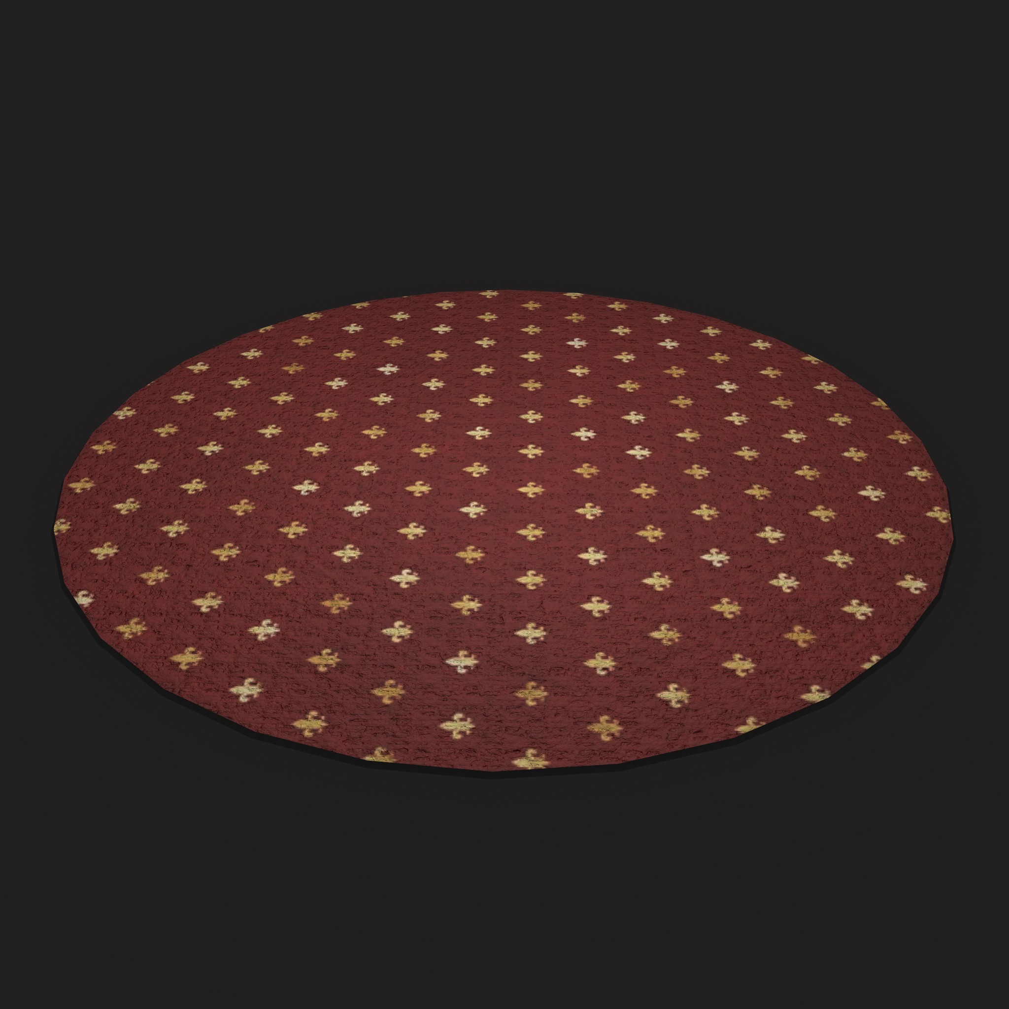 Medieval Round Tapestry Design 2 - 3D Model by Get Dead Entertainment