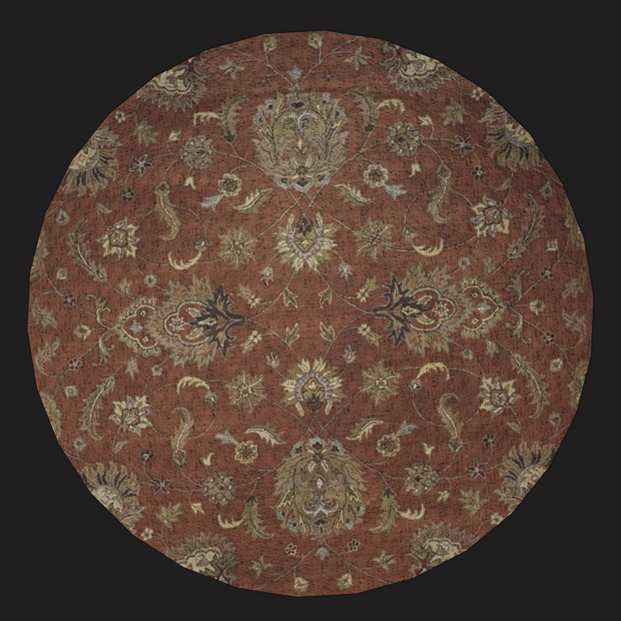 Medieval Round Tapestry Design 3 - 3D Model by Get Dead Entertainment