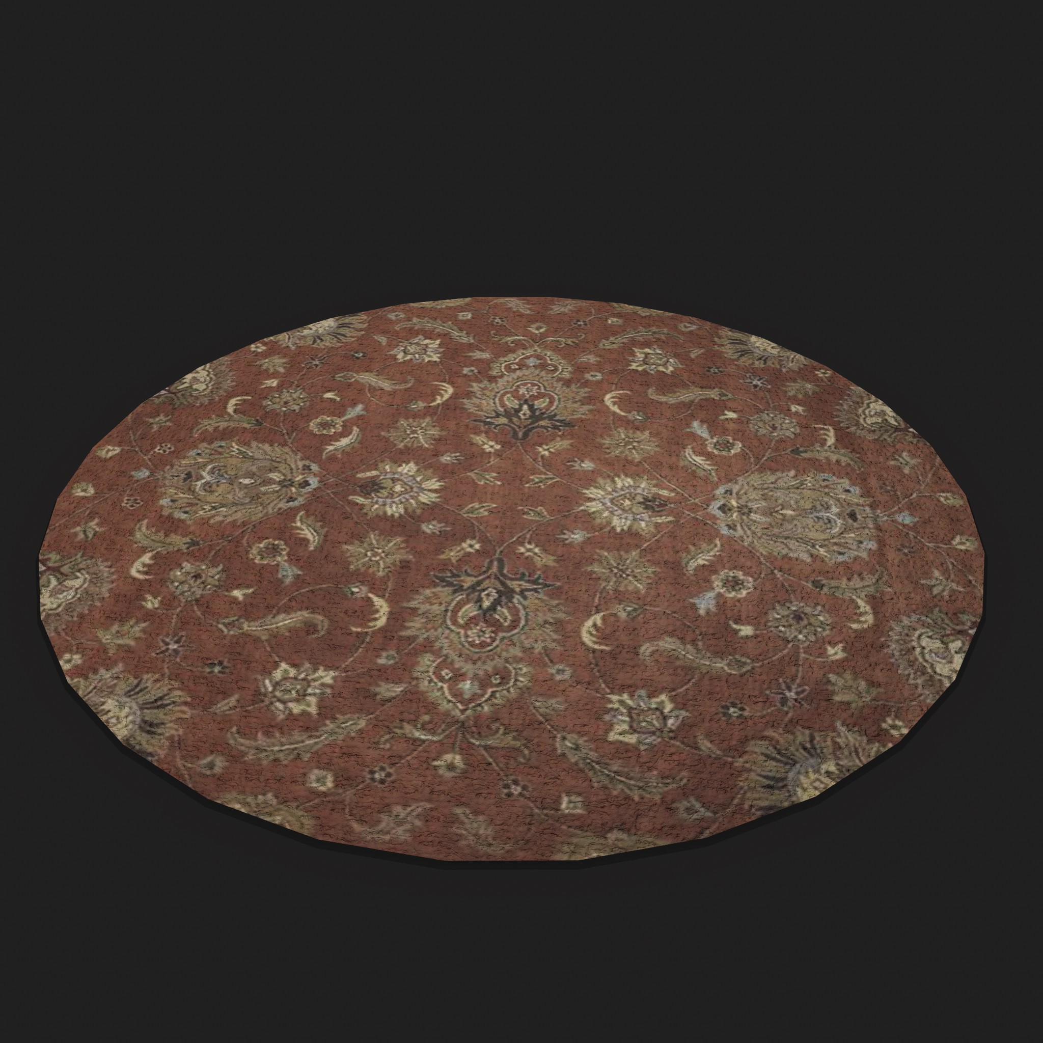 Medieval Round Tapestry Design 3 - 3D Model by Get Dead Entertainment