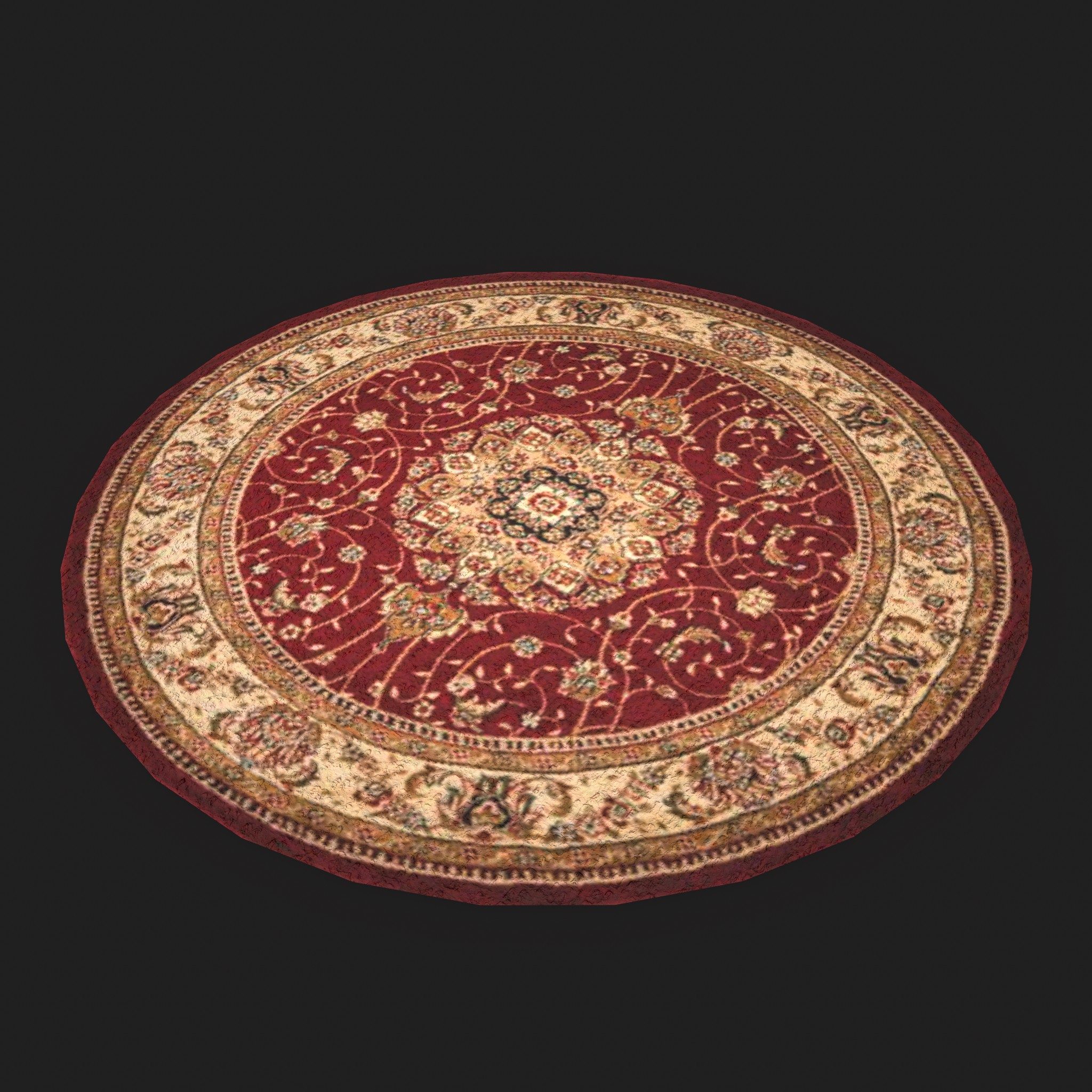 Medieval Round Tapestry Design 4 - 3D Model by Get Dead Entertainment