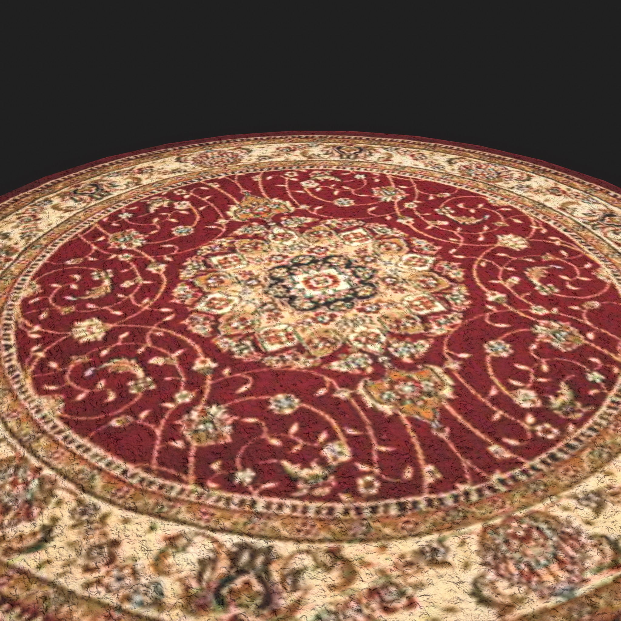 Medieval Round Tapestry Design 4 - 3D Model by Get Dead Entertainment