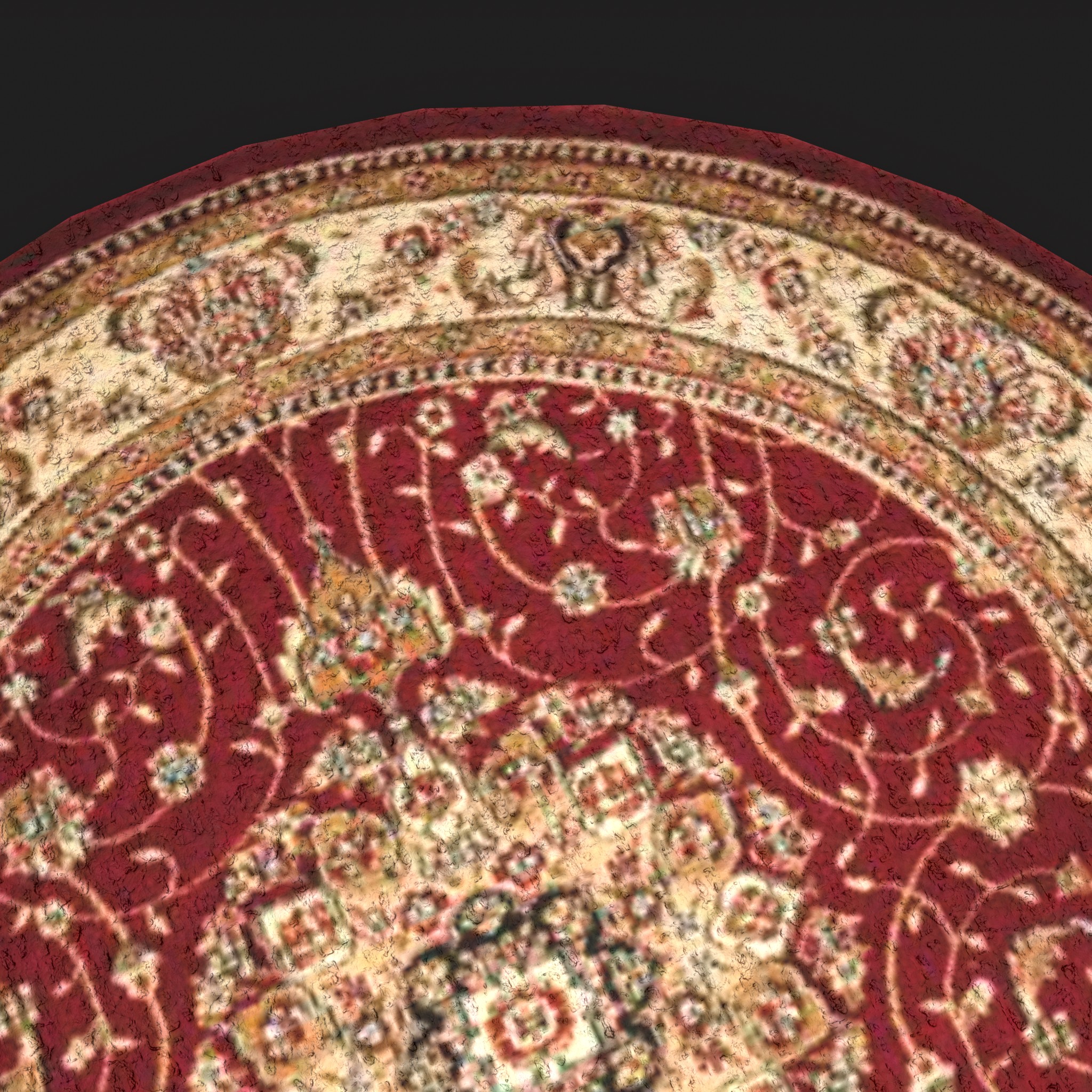 Medieval Round Tapestry Design 4 - 3D Model by Get Dead Entertainment
