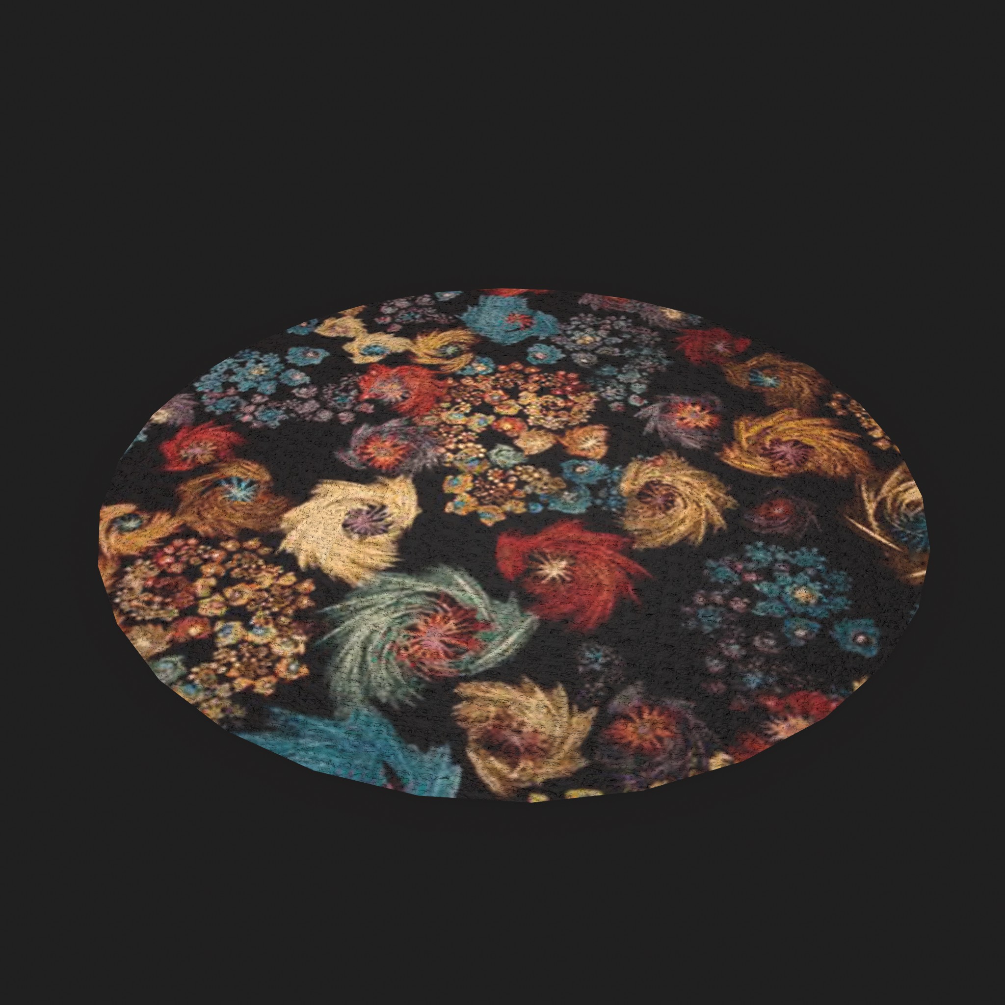 Medieval Round Tapestry Design 5 - 3D Model by Get Dead Entertainment