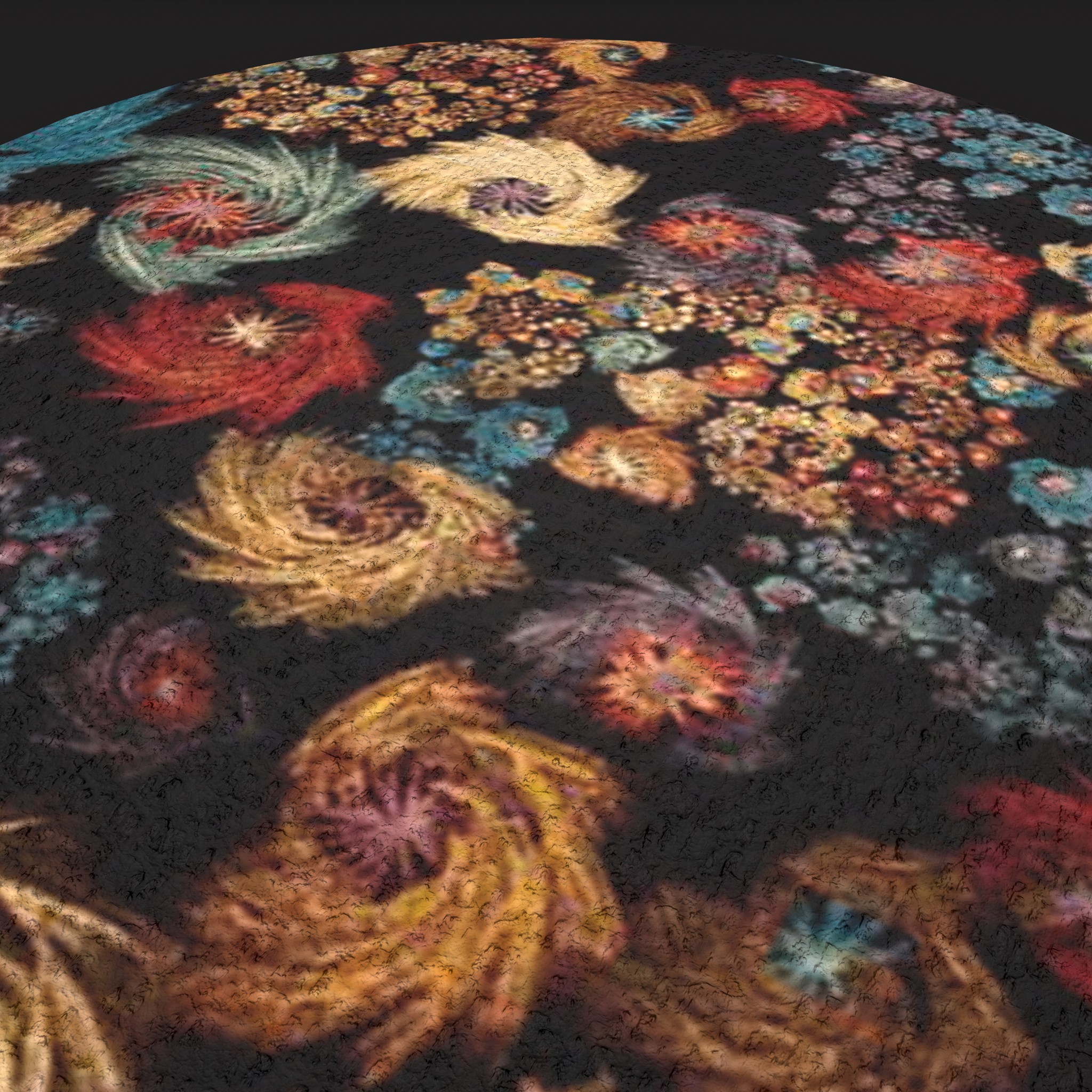 Medieval Round Tapestry Design 5 - 3D Model by Get Dead Entertainment
