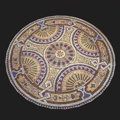 Medieval Round Tapestry Design 8 - 3D Model by Get Dead Entertainment