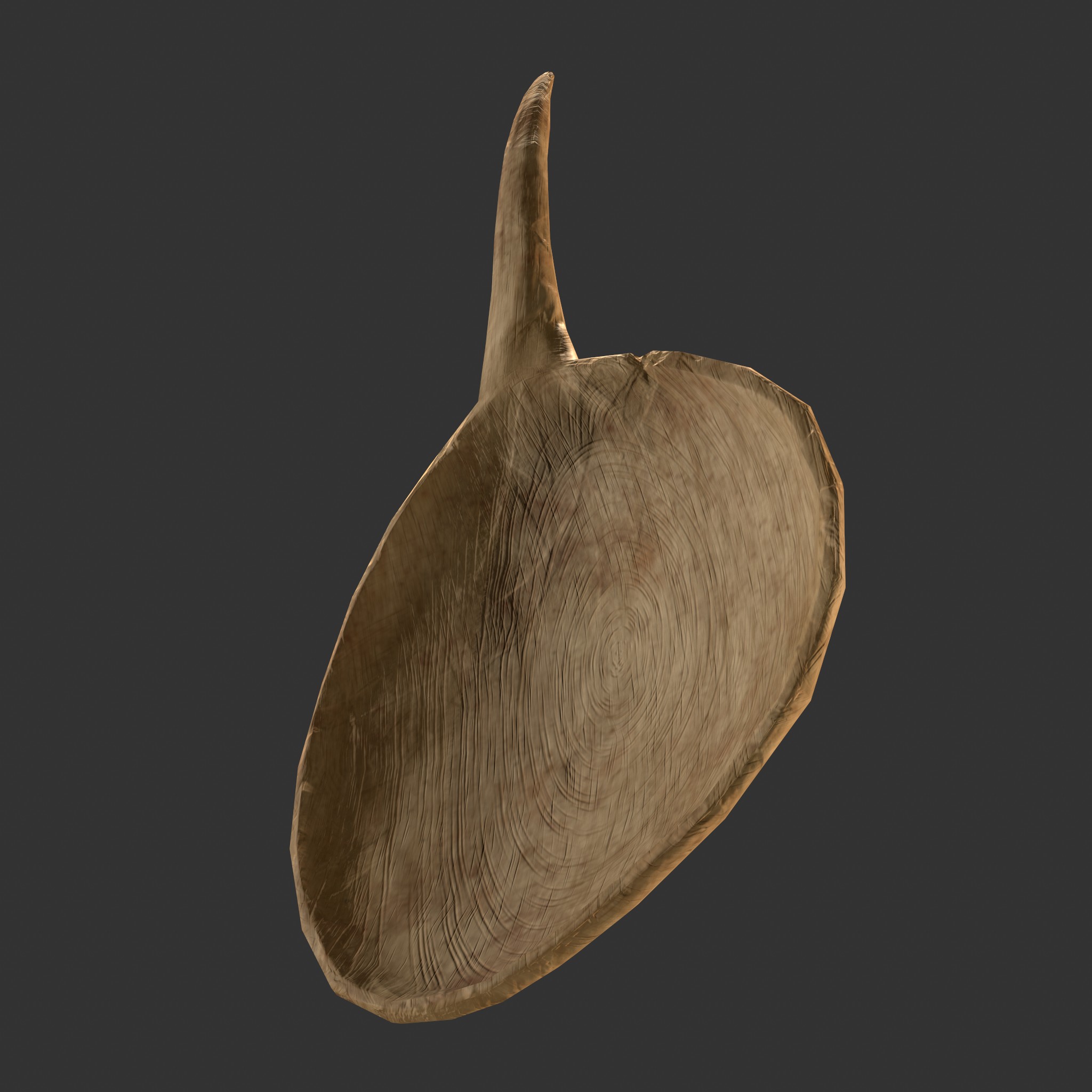 Medieval Round Wood Spoon - Free 3D Model by Get Dead Entertainment