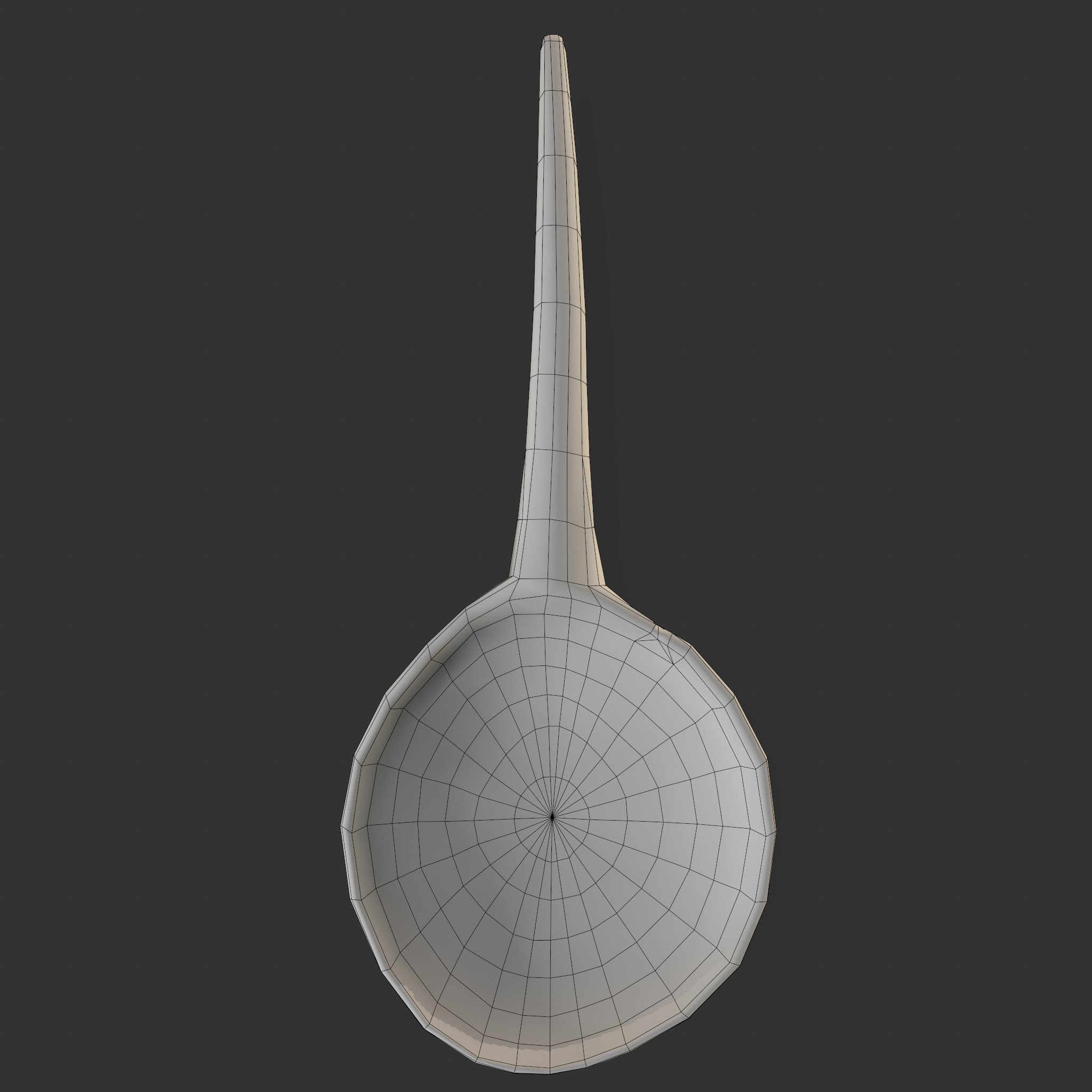 Medieval Round Wood Spoon - Free 3D Model by Get Dead Entertainment