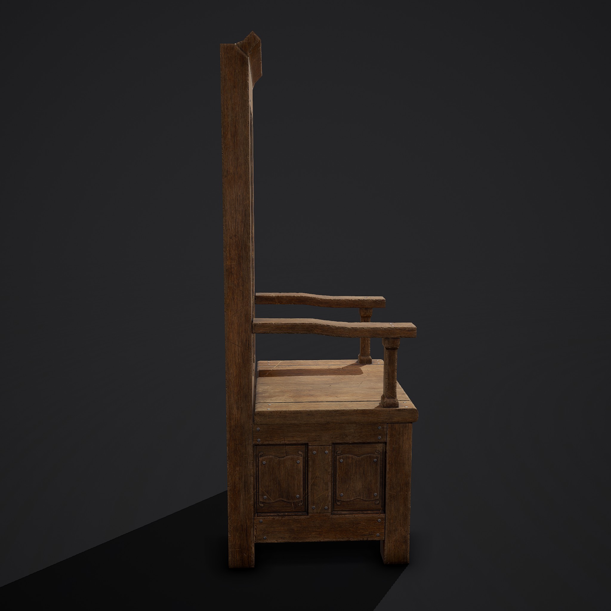Medieval Royal Chair - 3D Model by Get Dead Entertainment