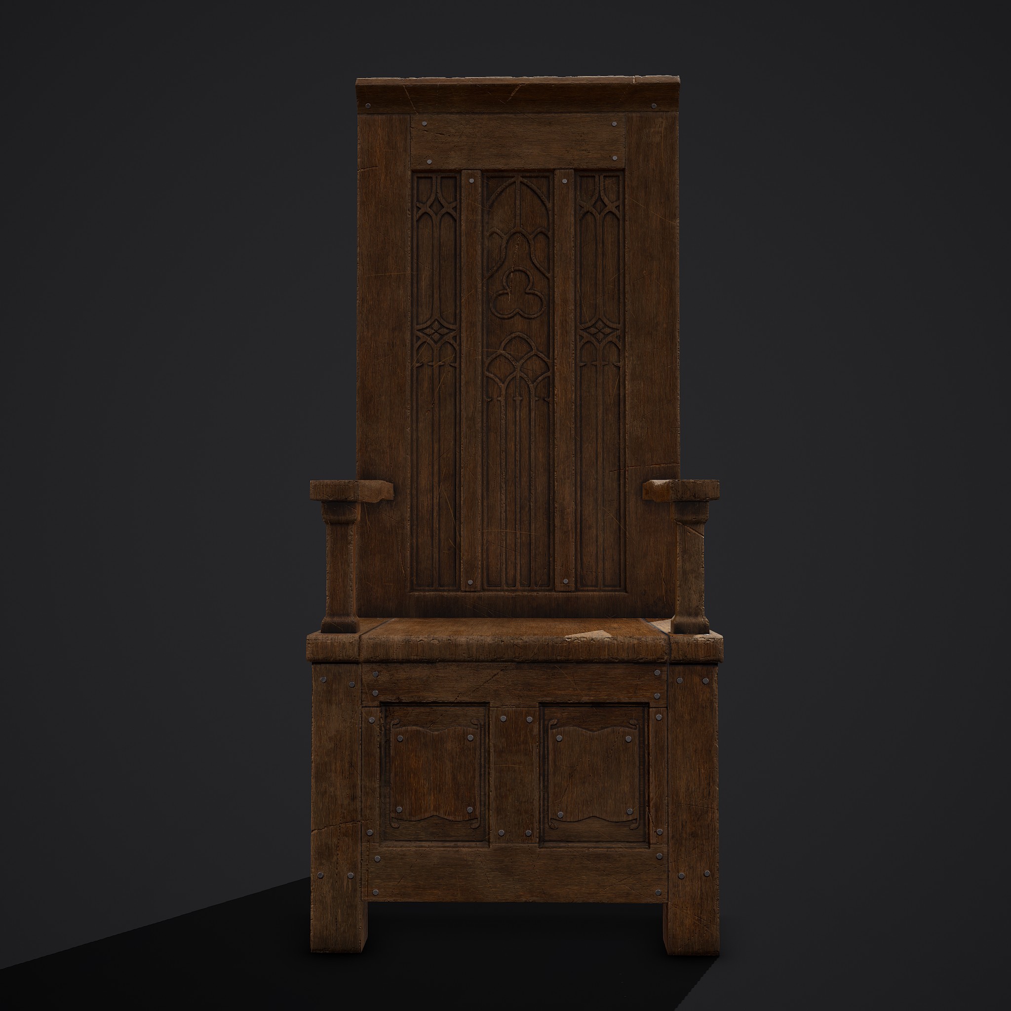 Medieval Royal Chair - 3D Model by Get Dead Entertainment