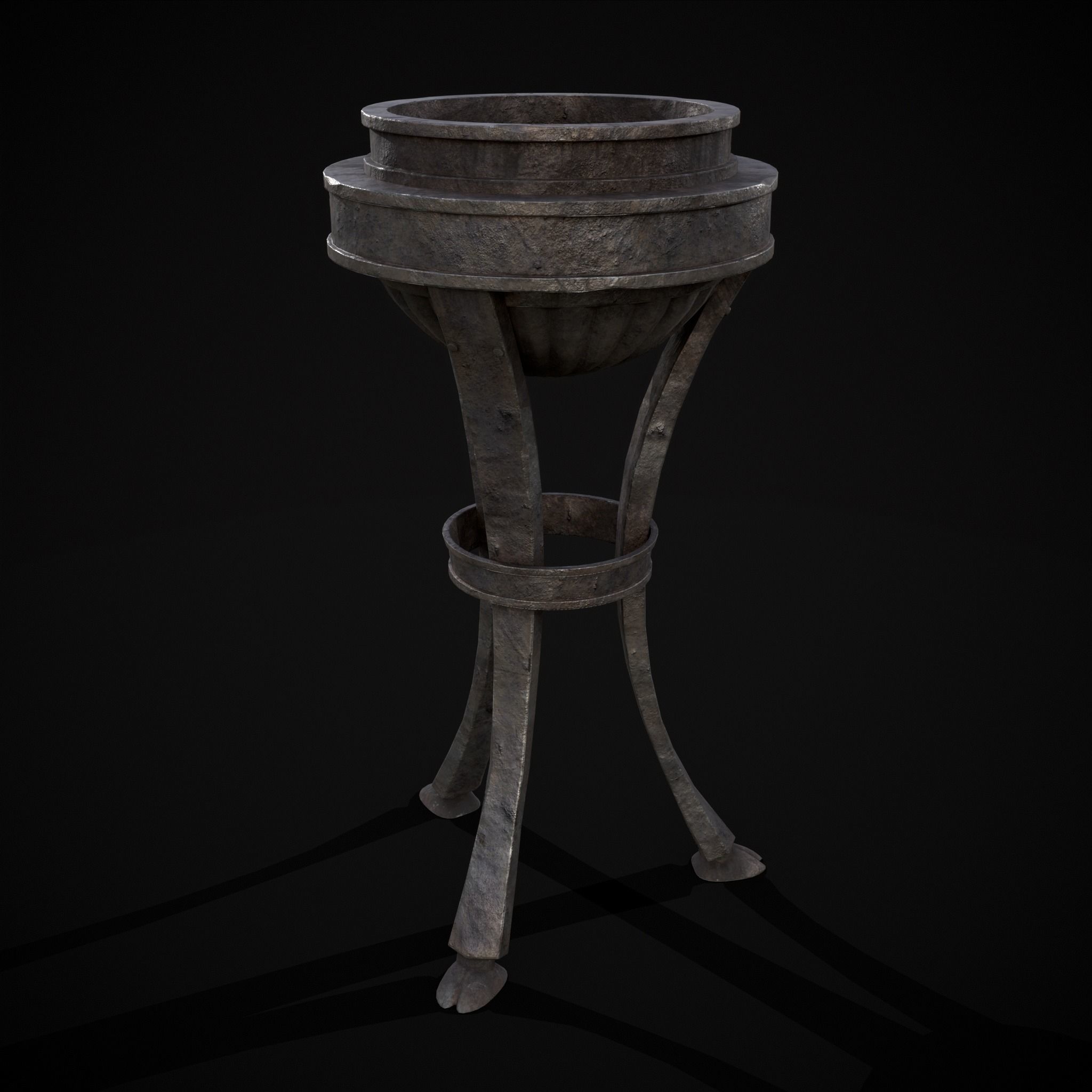 Medieval Rustic Iron Brazier - 3D Model by Get Dead Entertainment