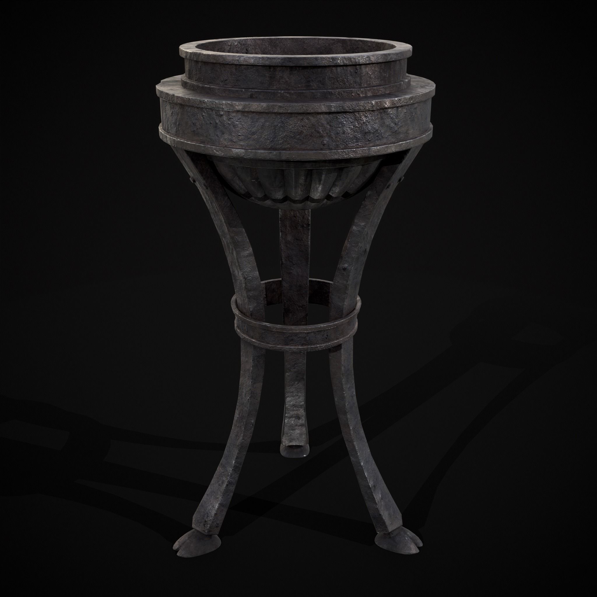 Medieval Rustic Iron Brazier - 3D Model by Get Dead Entertainment