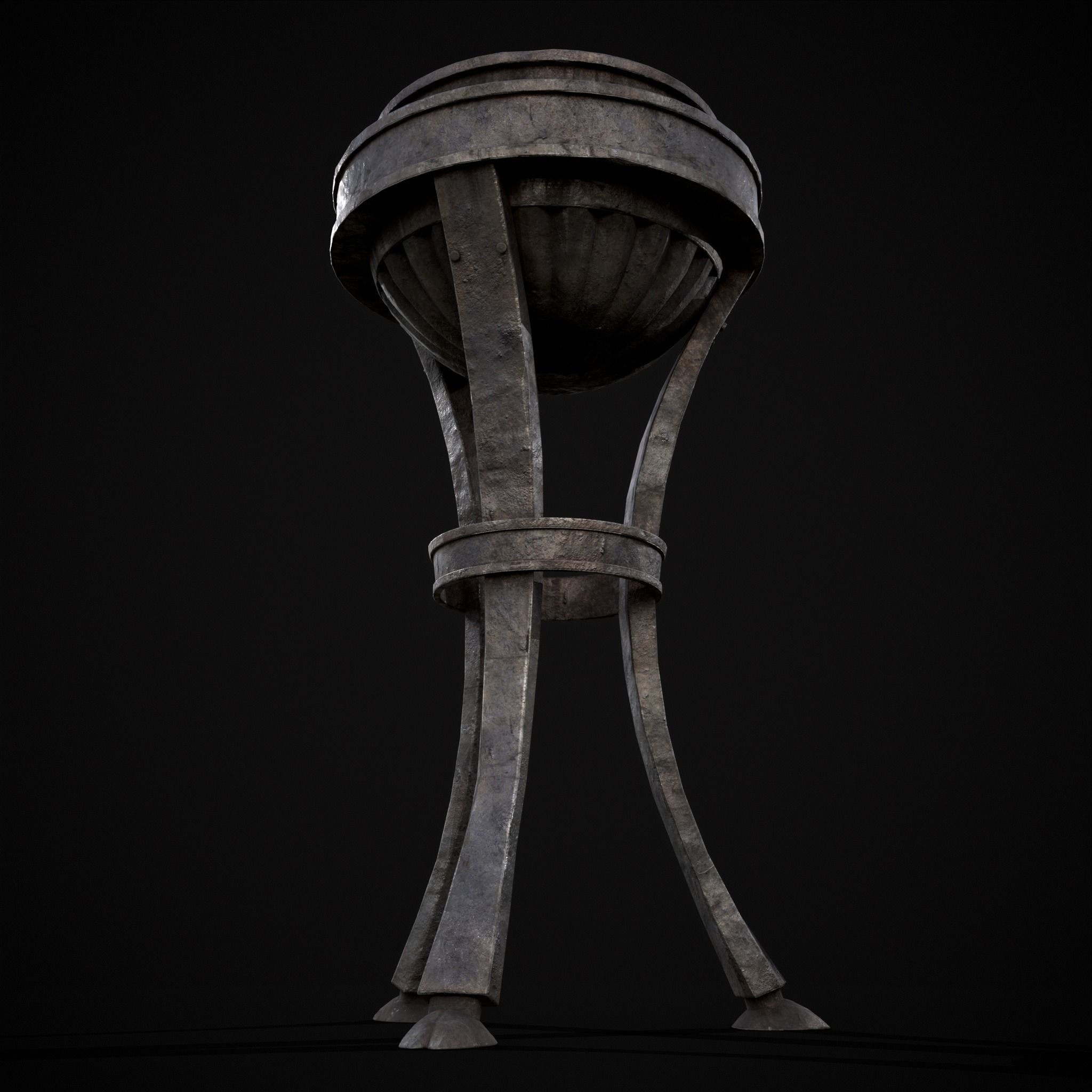 Medieval Rustic Iron Brazier - 3D Model by Get Dead Entertainment